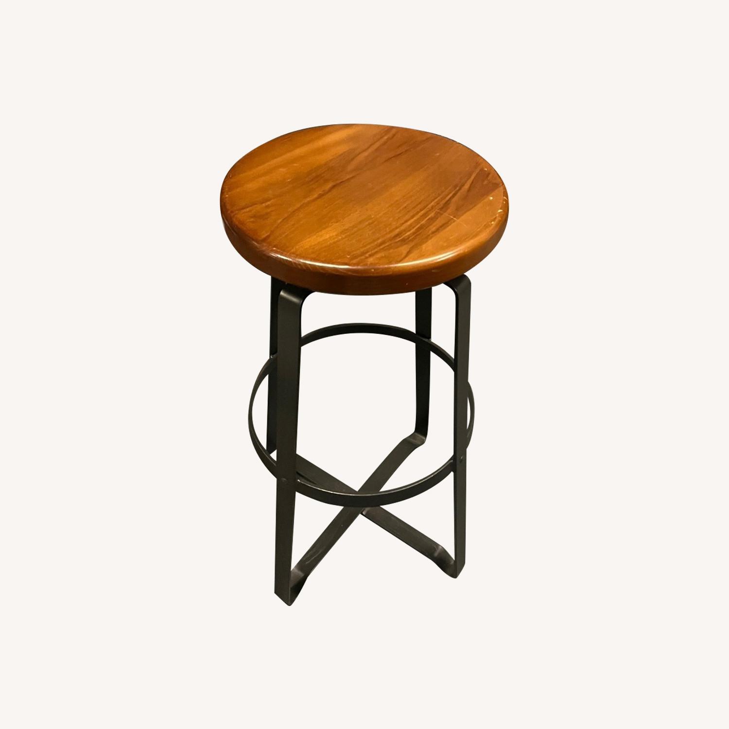 West Elm Swivel Stools x2 - AptDeco