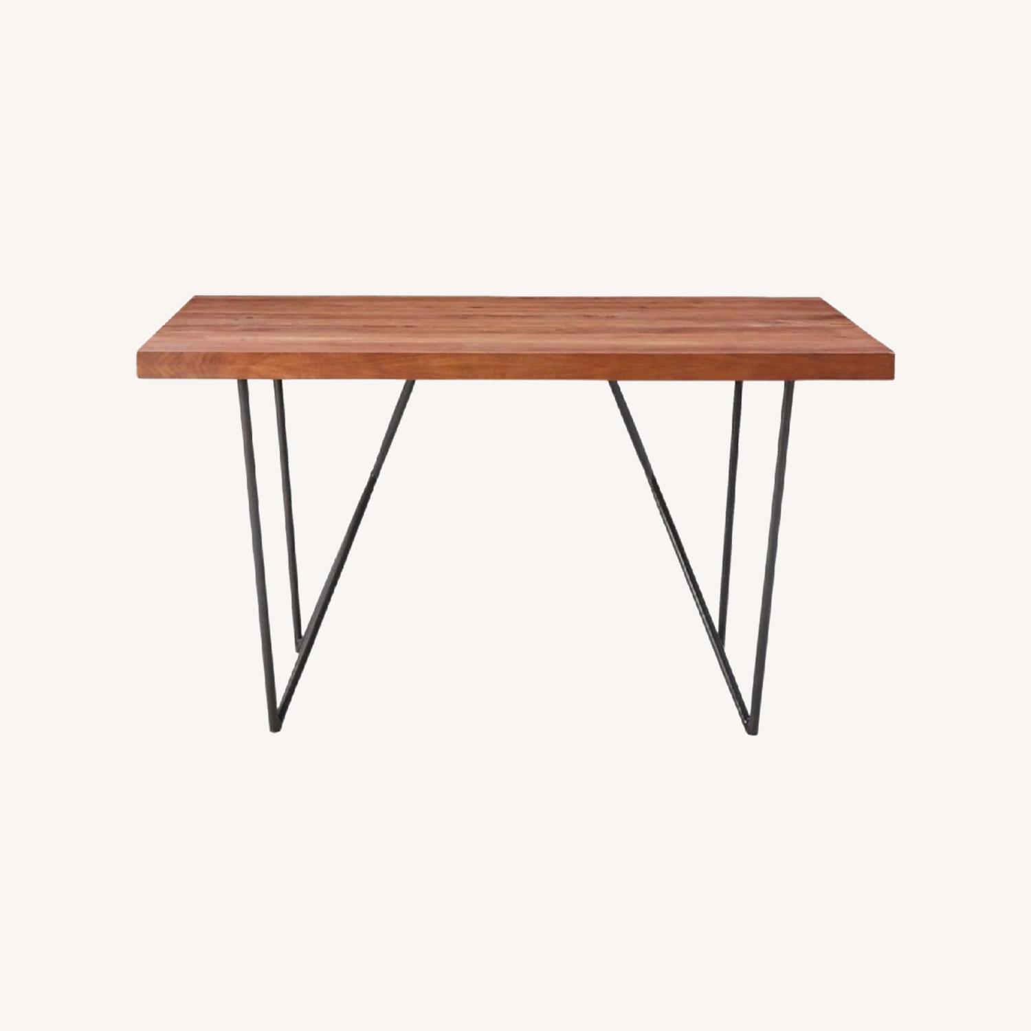 CB2 Dylan Acacia Dining Table - 56" Wide - AptDeco