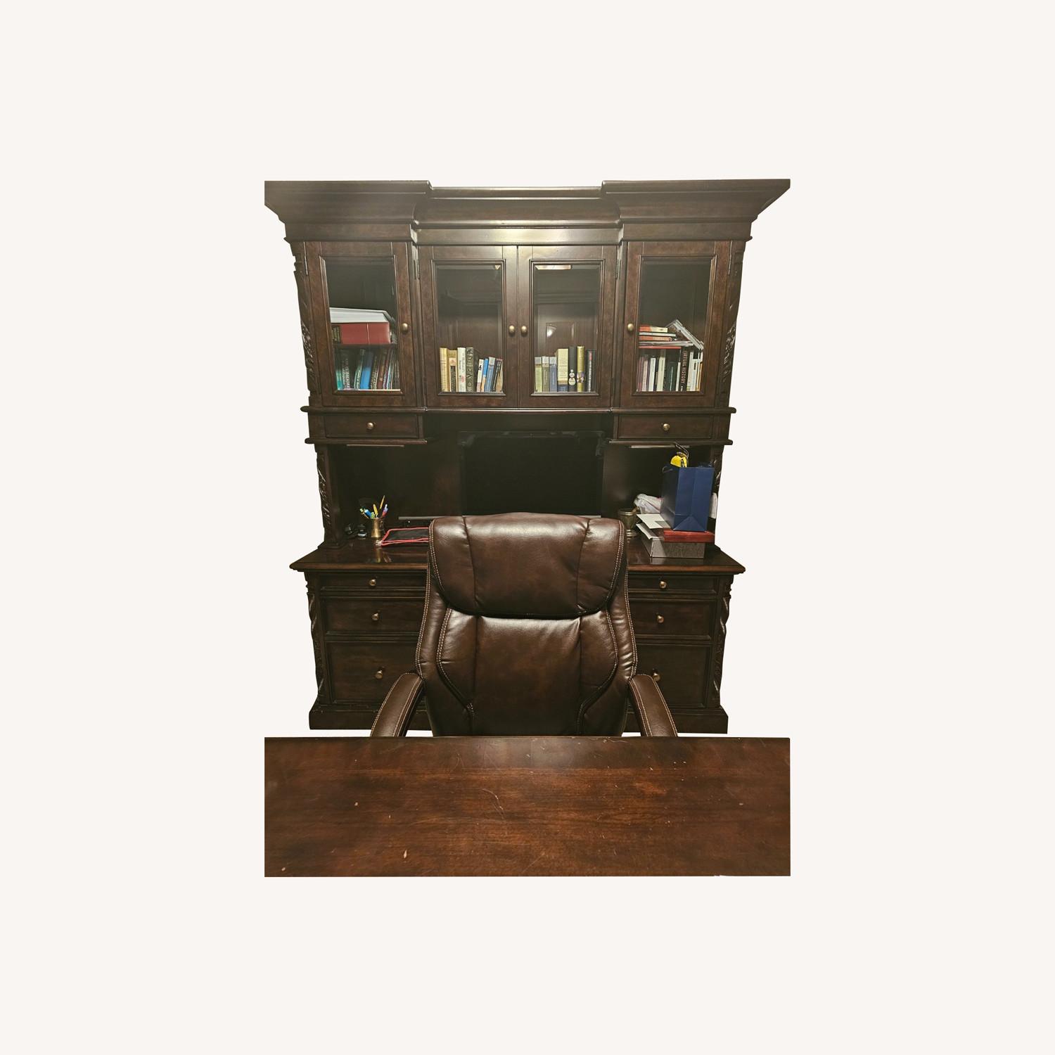 Bernhardt Smithsonian Desk and Hutch - AptDeco