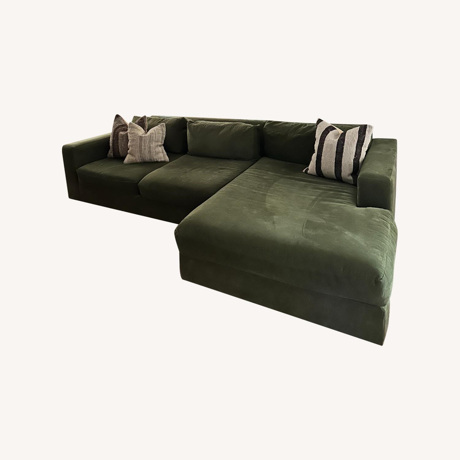 West Elm Urban 2 Piece Sectional Sofa