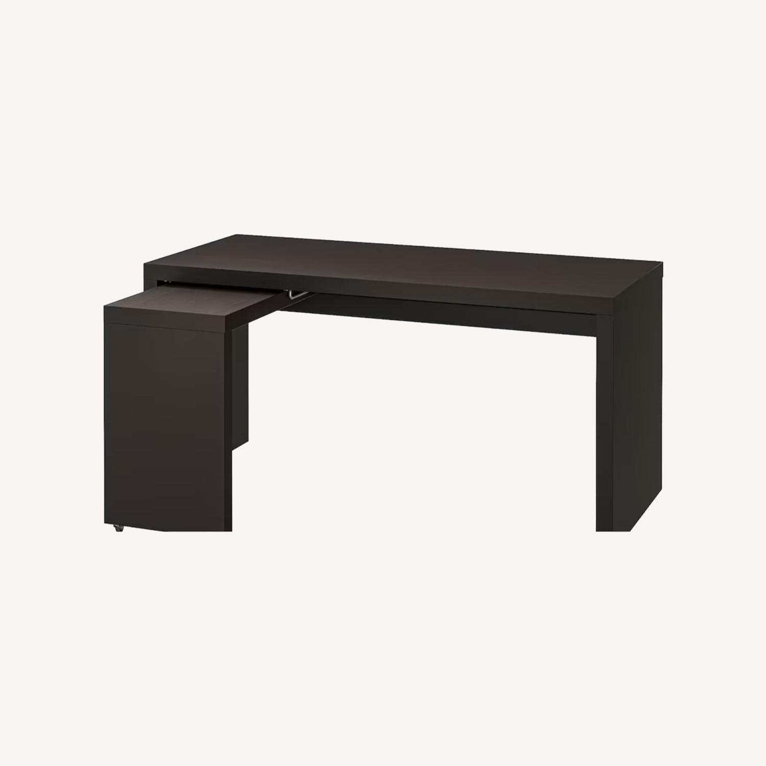 IKEA MALM Desk with PULL Out Panel - AptDeco