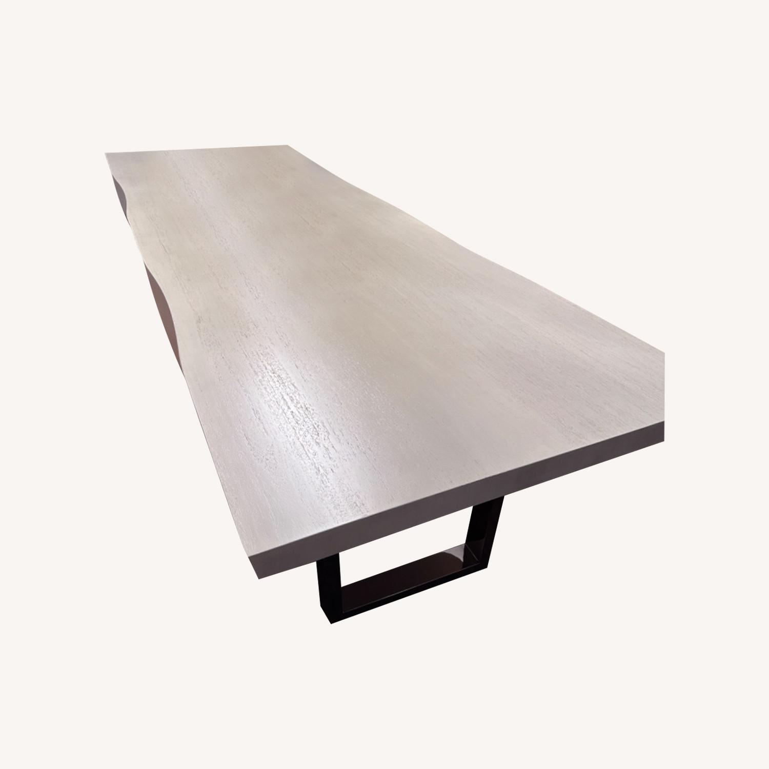 MG + BW Kimora White 118 inch Table - AptDeco