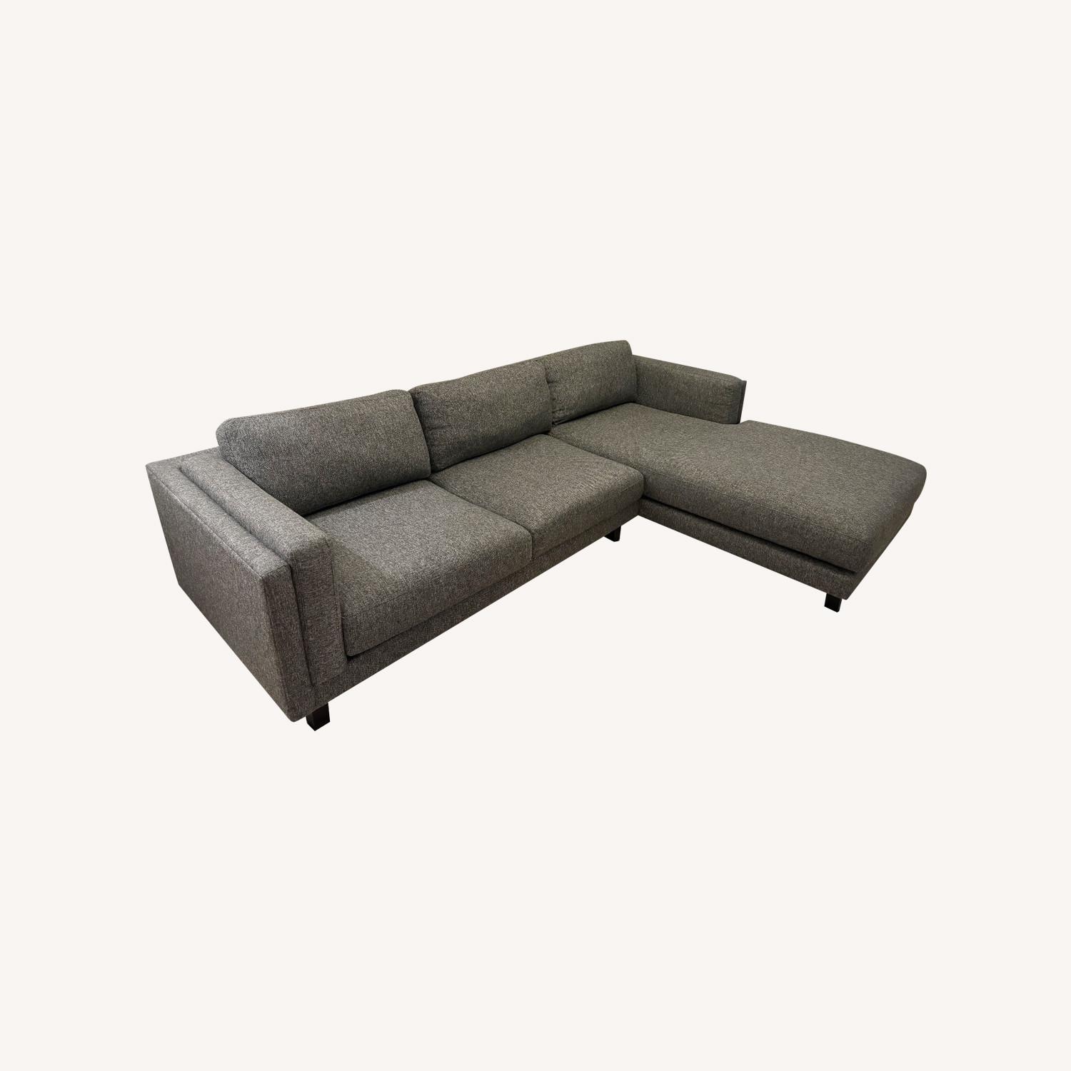 Room & Board Cade Tepic Charcoal 2-piece Sectional - AptDeco
