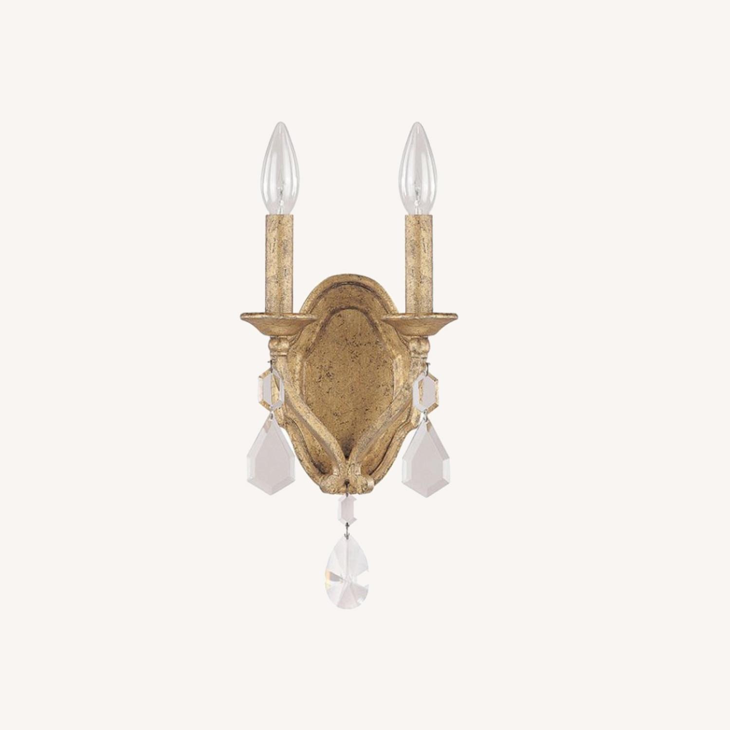 Blakely Crystal Wall Light Sconce - AptDeco