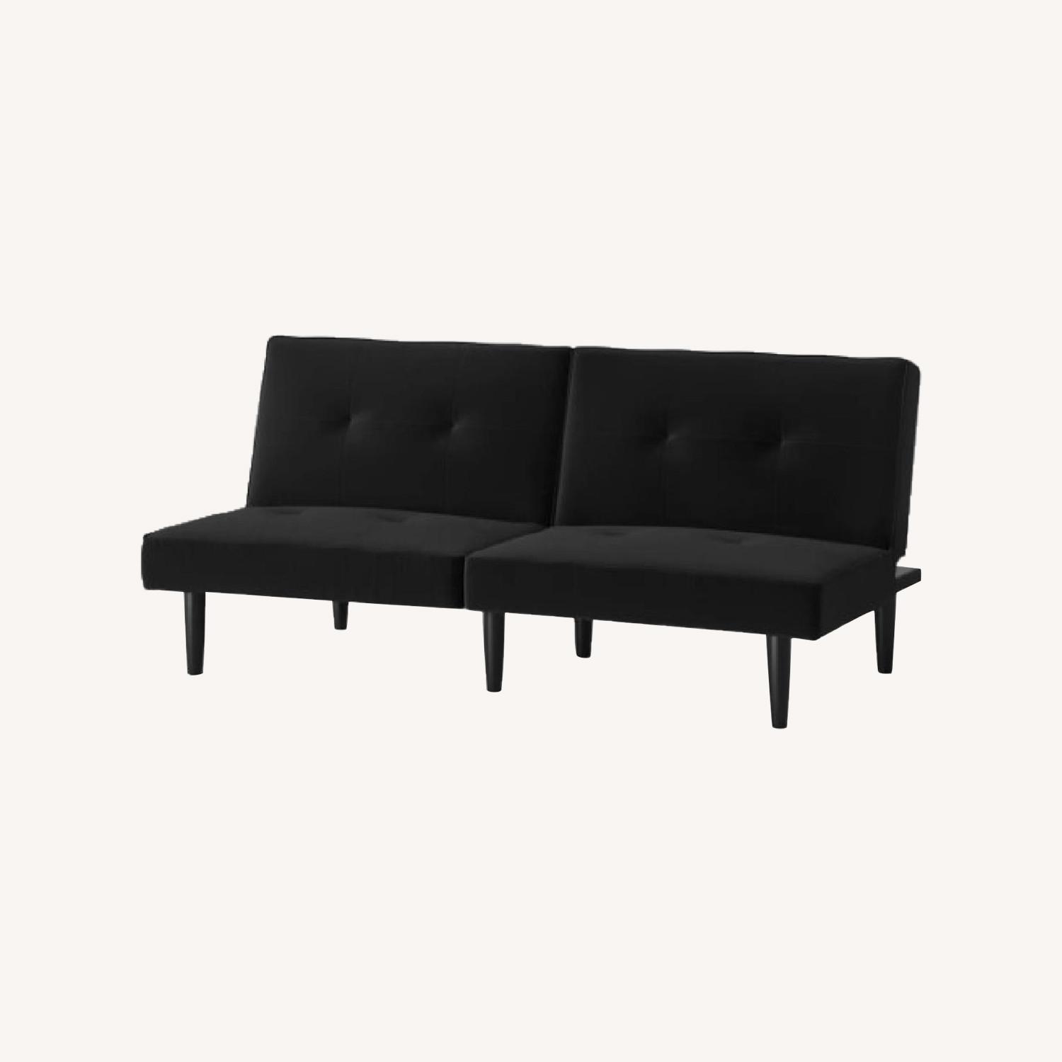 Target Room Essentials Futon Sofa Black - AptDeco