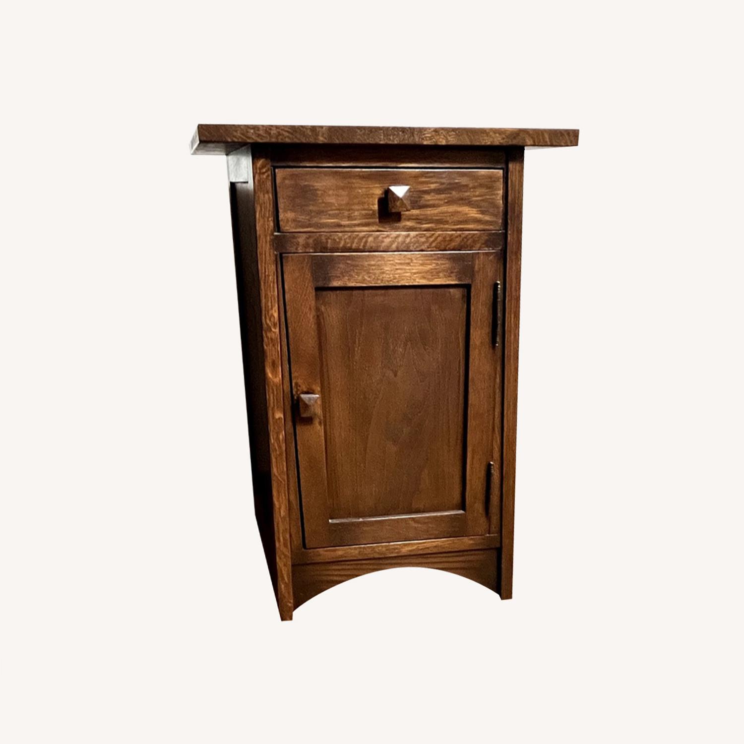 Solid Wood End Tables - AptDeco