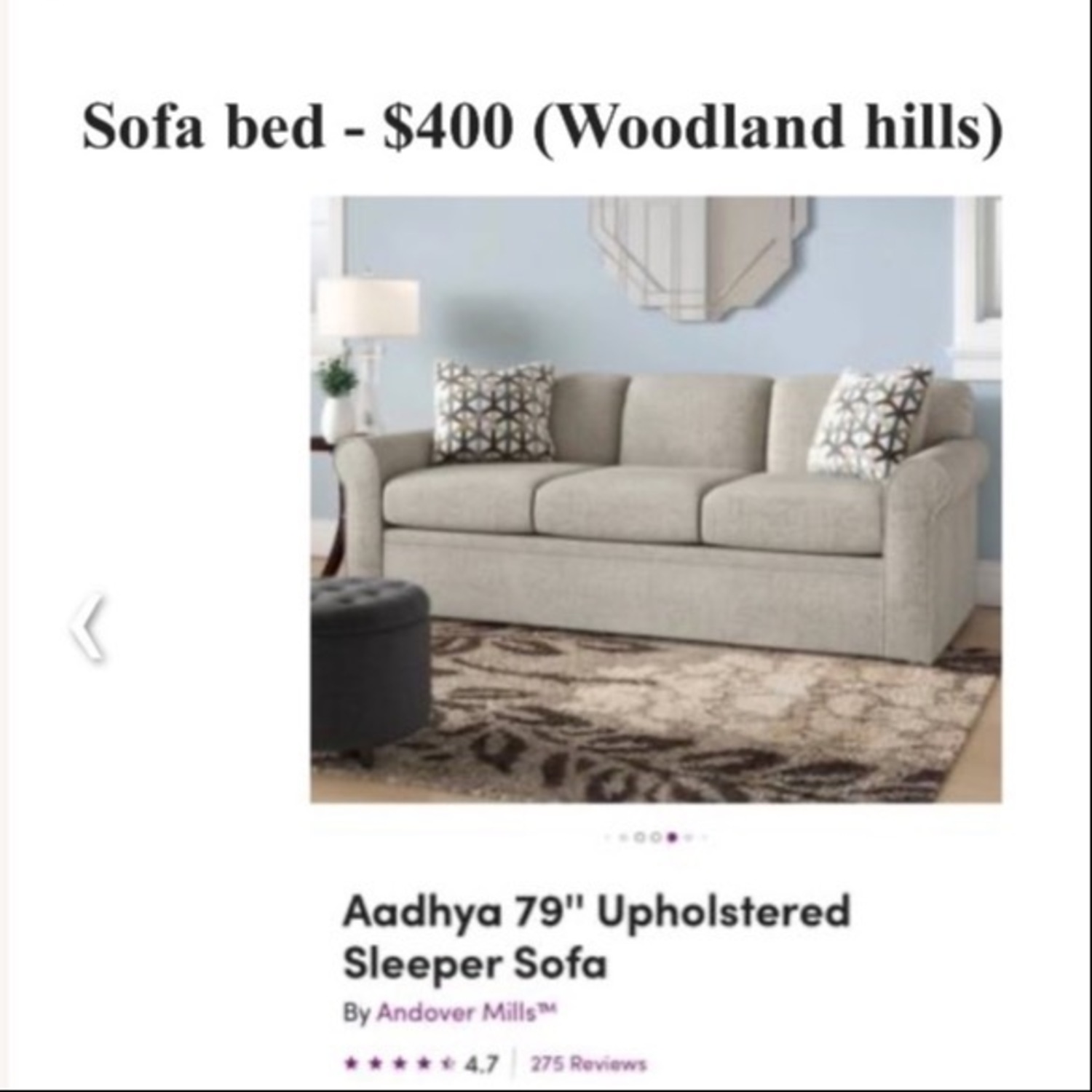 Andover Mills Sofa Bed - AptDeco