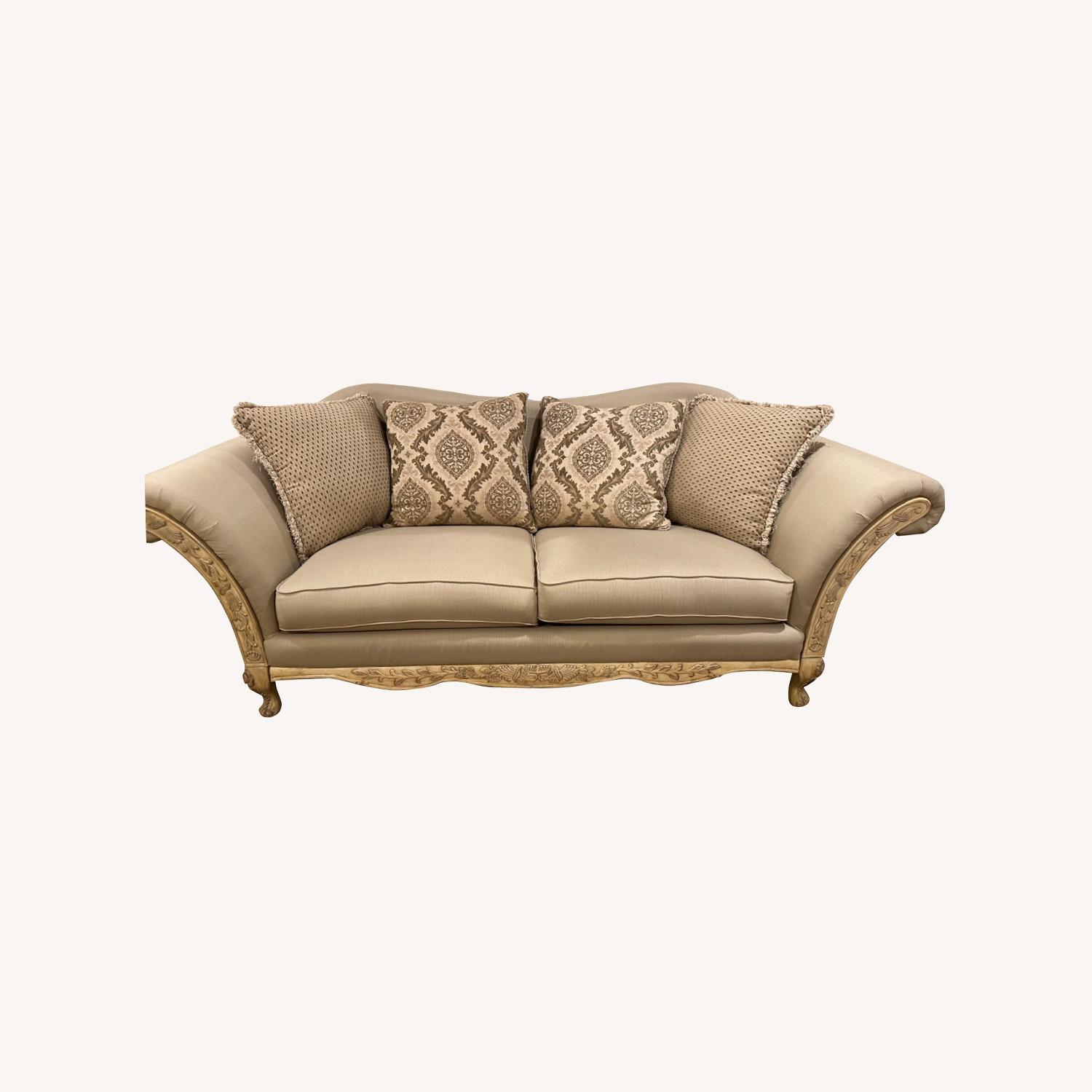 Gold Custom Couch - AptDeco