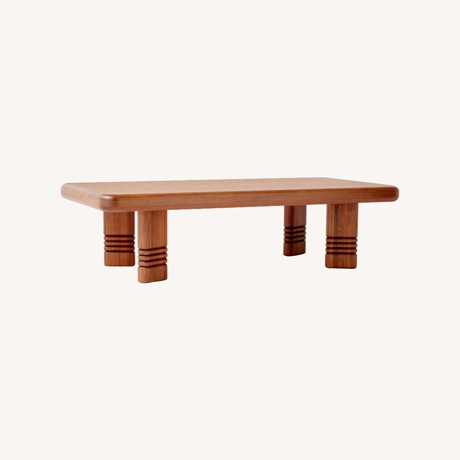 CB2 Altadena Walnut Coffee Table - AptDeco