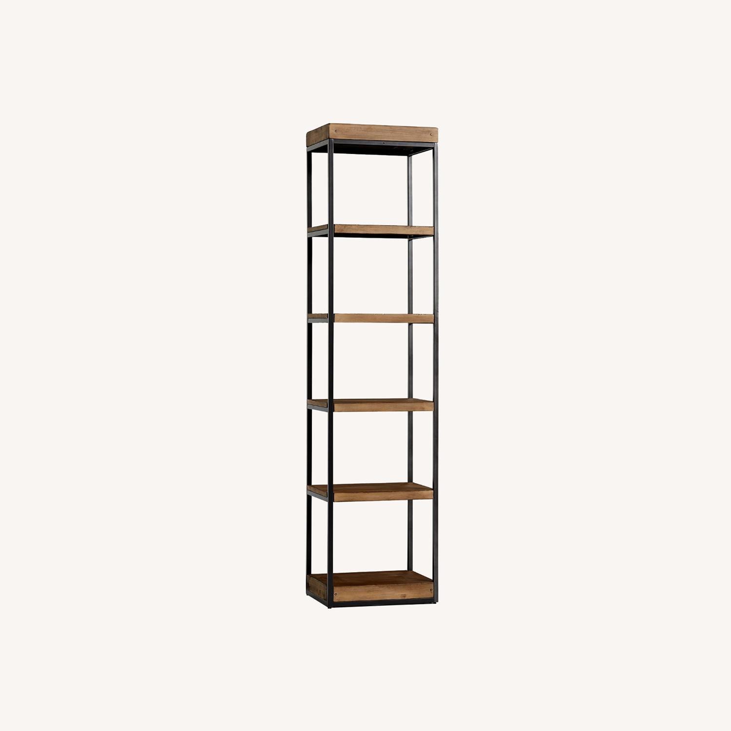 Pottery Barn Malcolm Open Bookcase - AptDeco