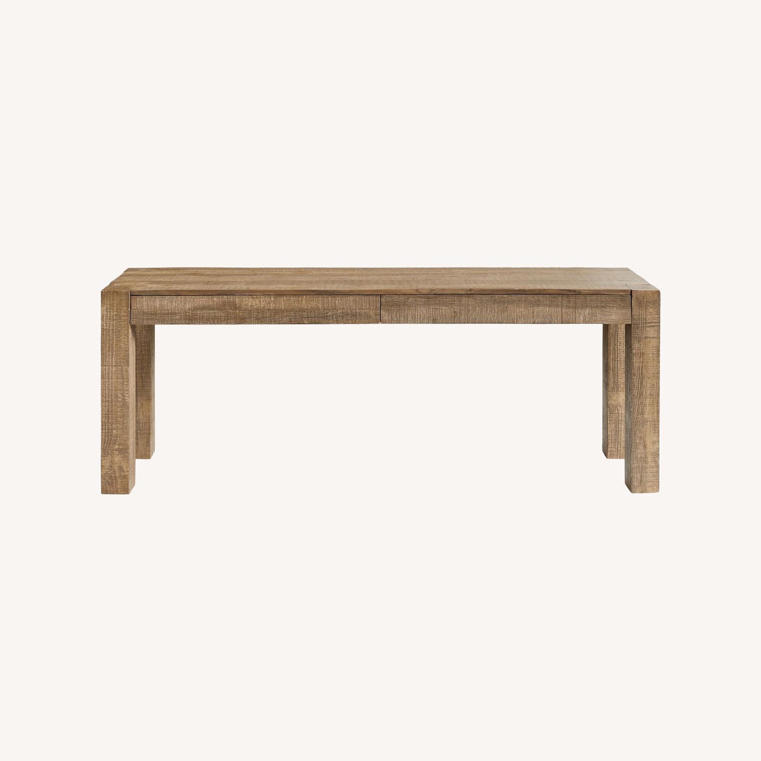 Pottery Barn Palisades Reclaimed Wood Console Desk - AptDeco