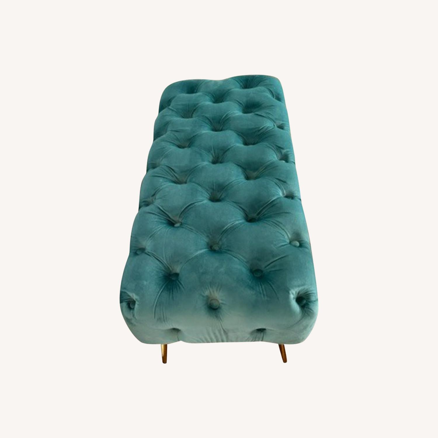 SageBrook - Tufted Bench - AptDeco