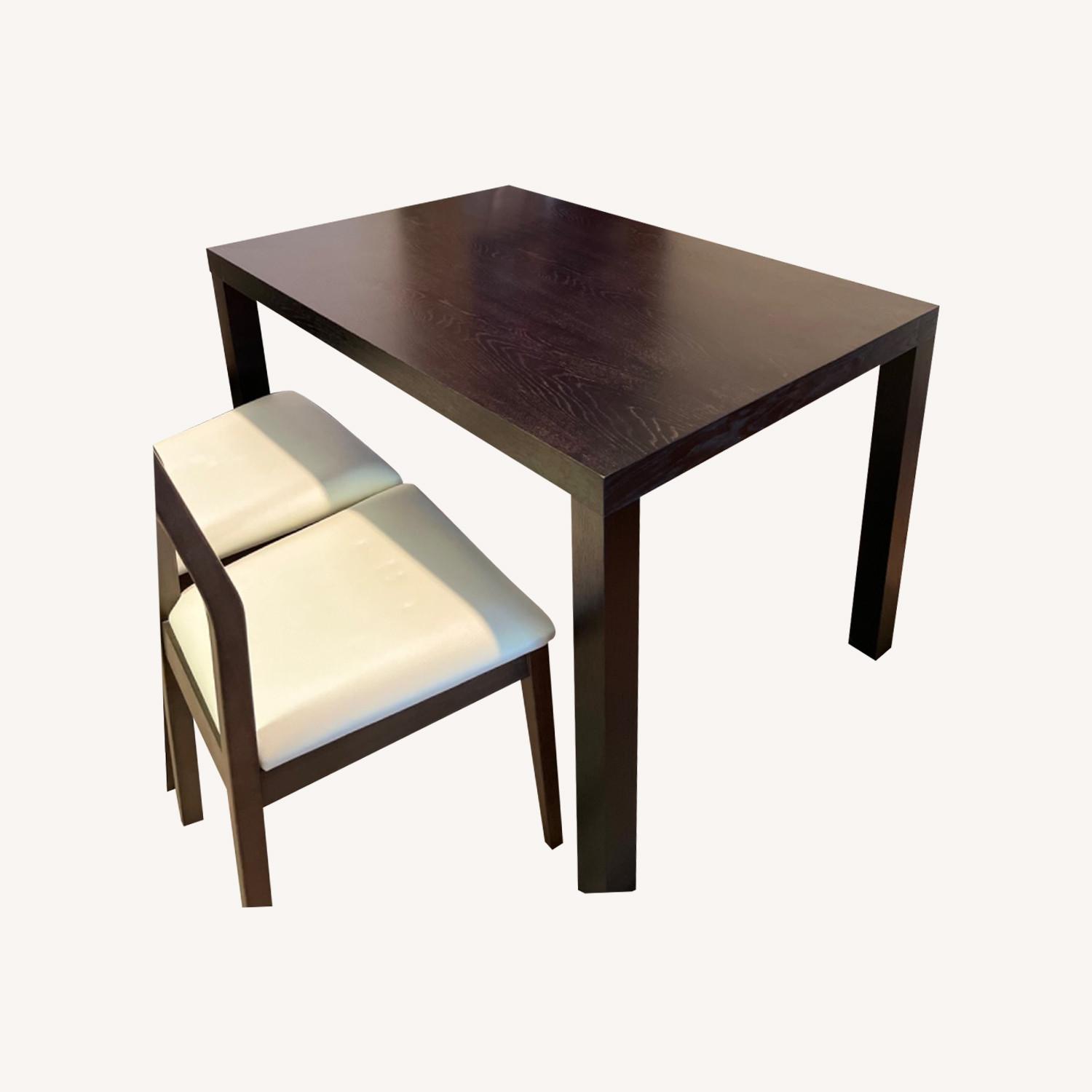 Ana Furniture Sturdy Wooden Table and Chairs - AptDeco