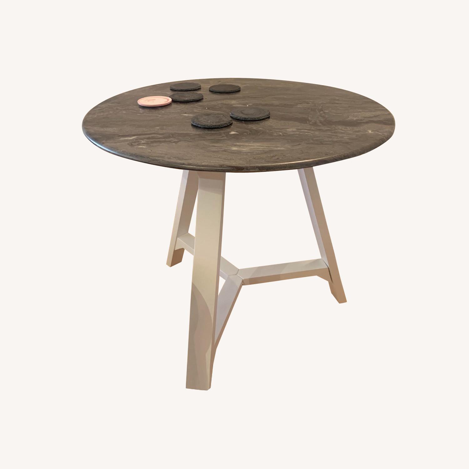 Wayfair Black Marble Table - AptDeco