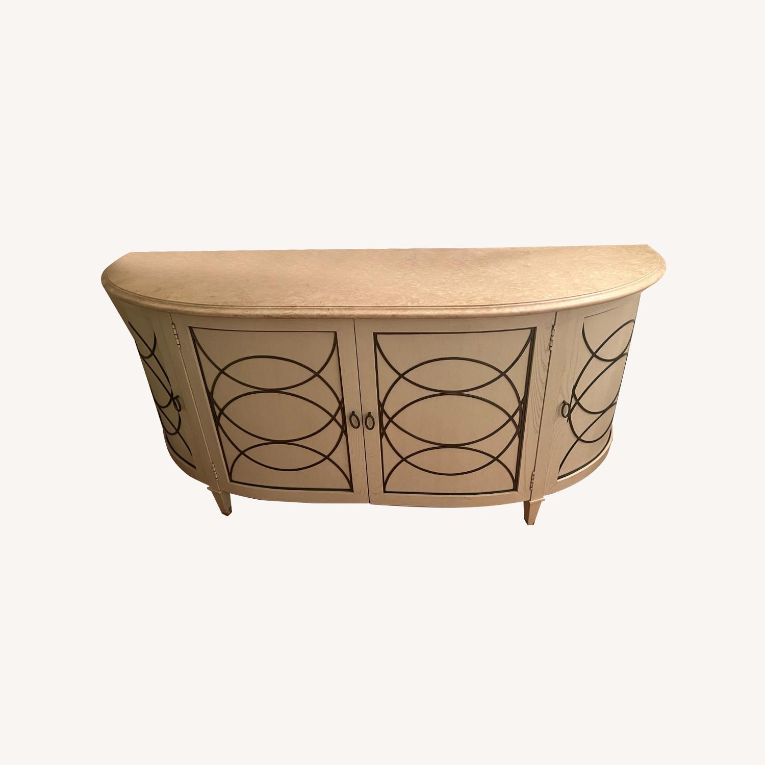 Hickory Chair Duchamp Sideboard Marble Top - AptDeco