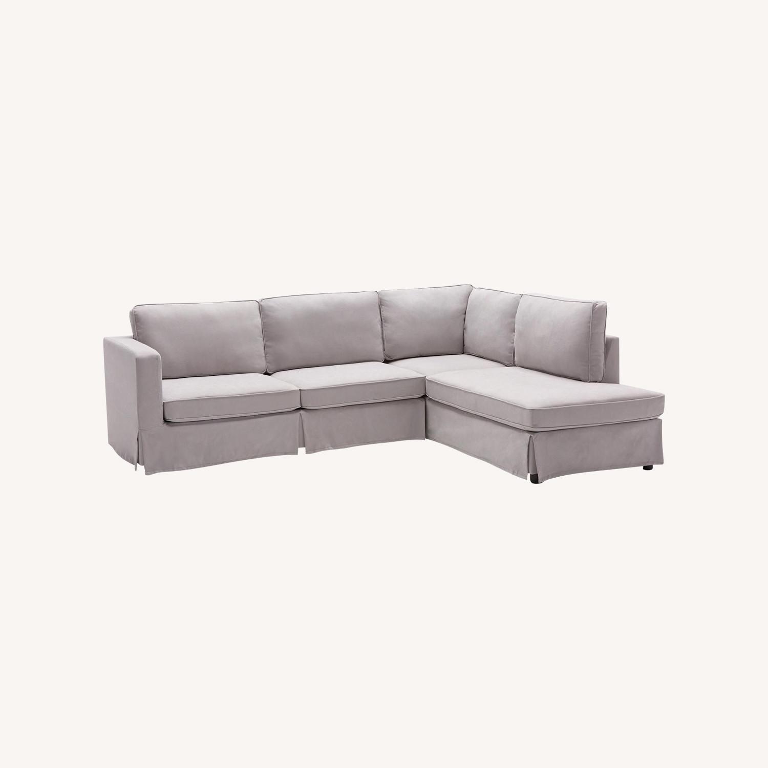 Structube Colin Sectional Dark Grey - AptDeco