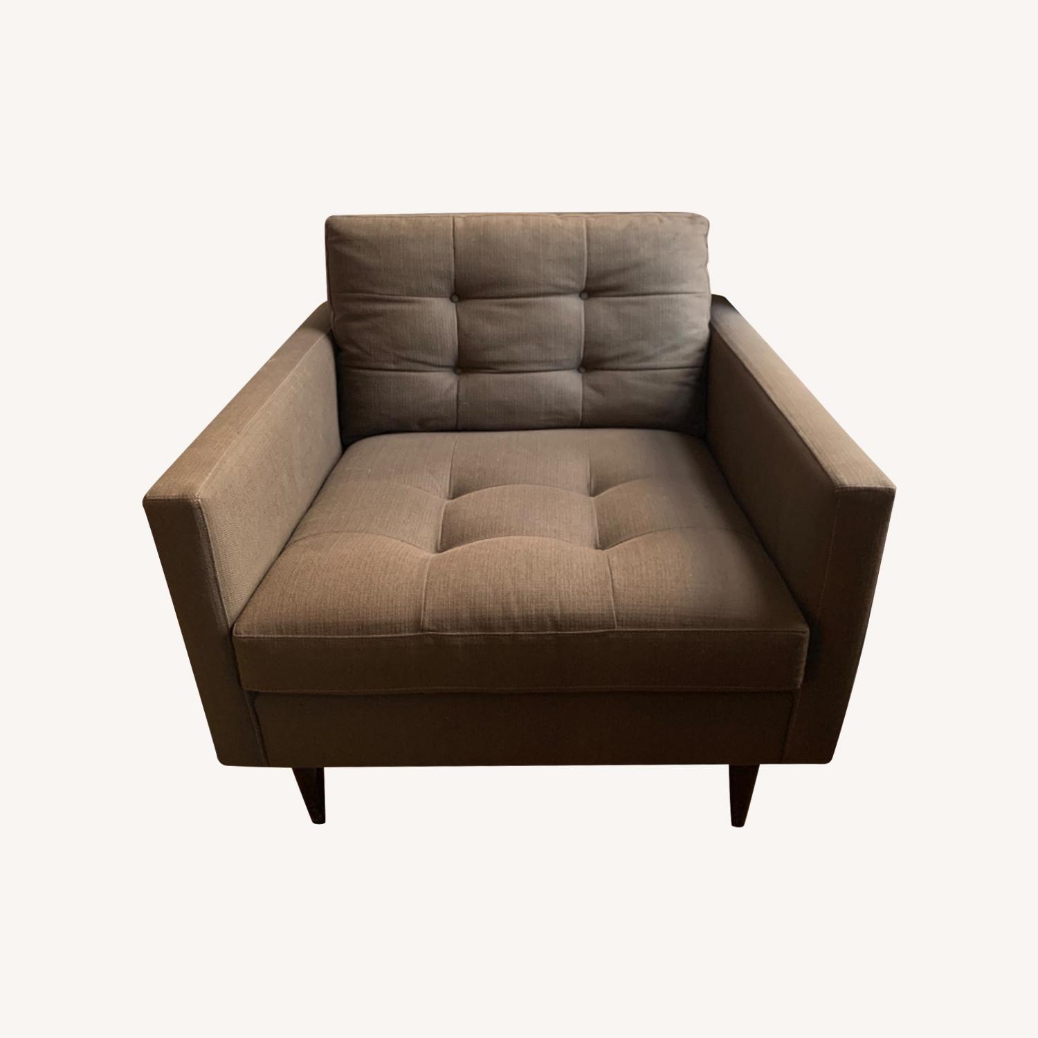 Crate Barrel Petrie Midcentury Chair