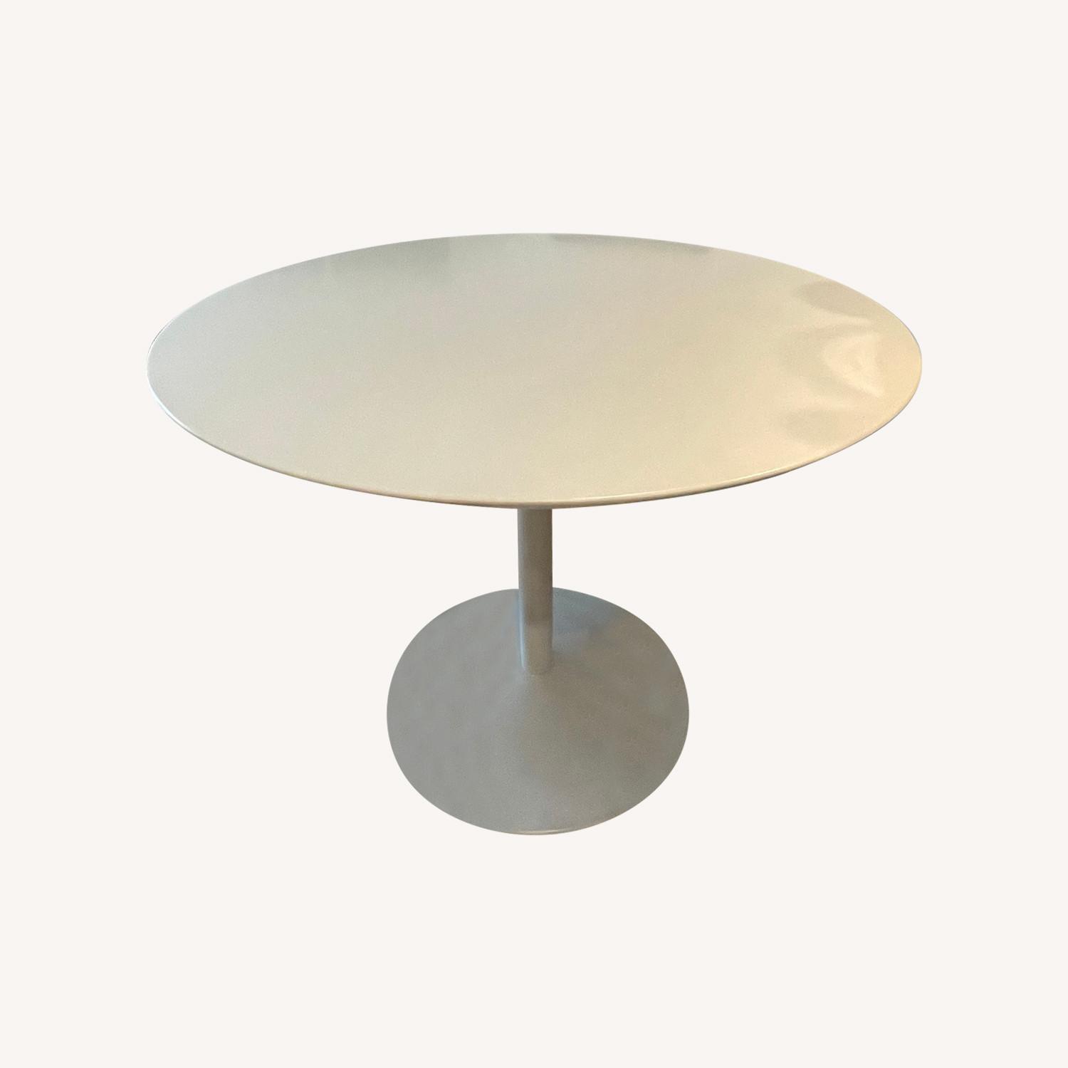 CB2 White Dining Table - AptDeco