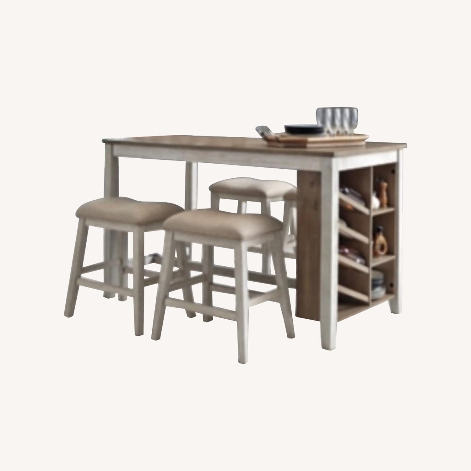 Solid Oak Bok Dining Tabe - AptDeco