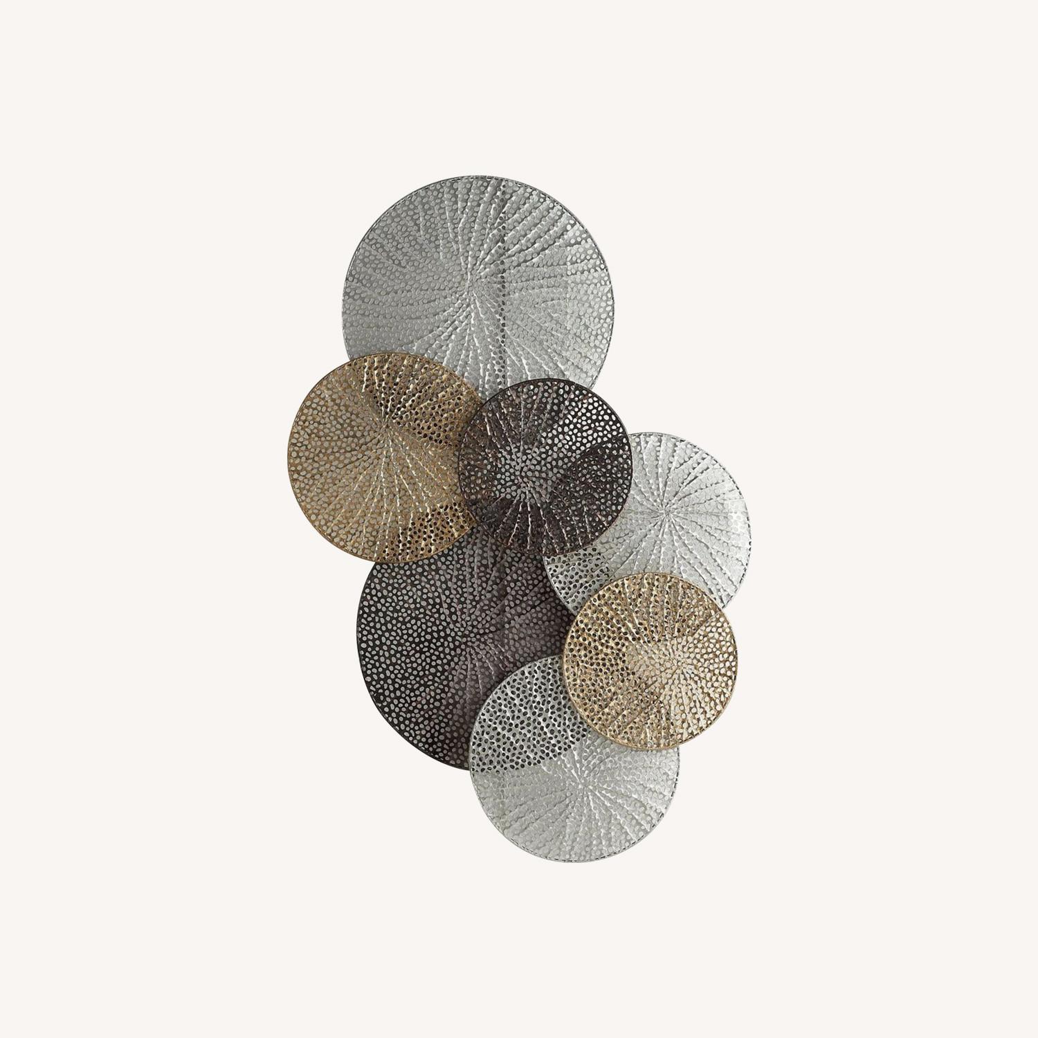 Layered Metal Wall Art - AptDeco