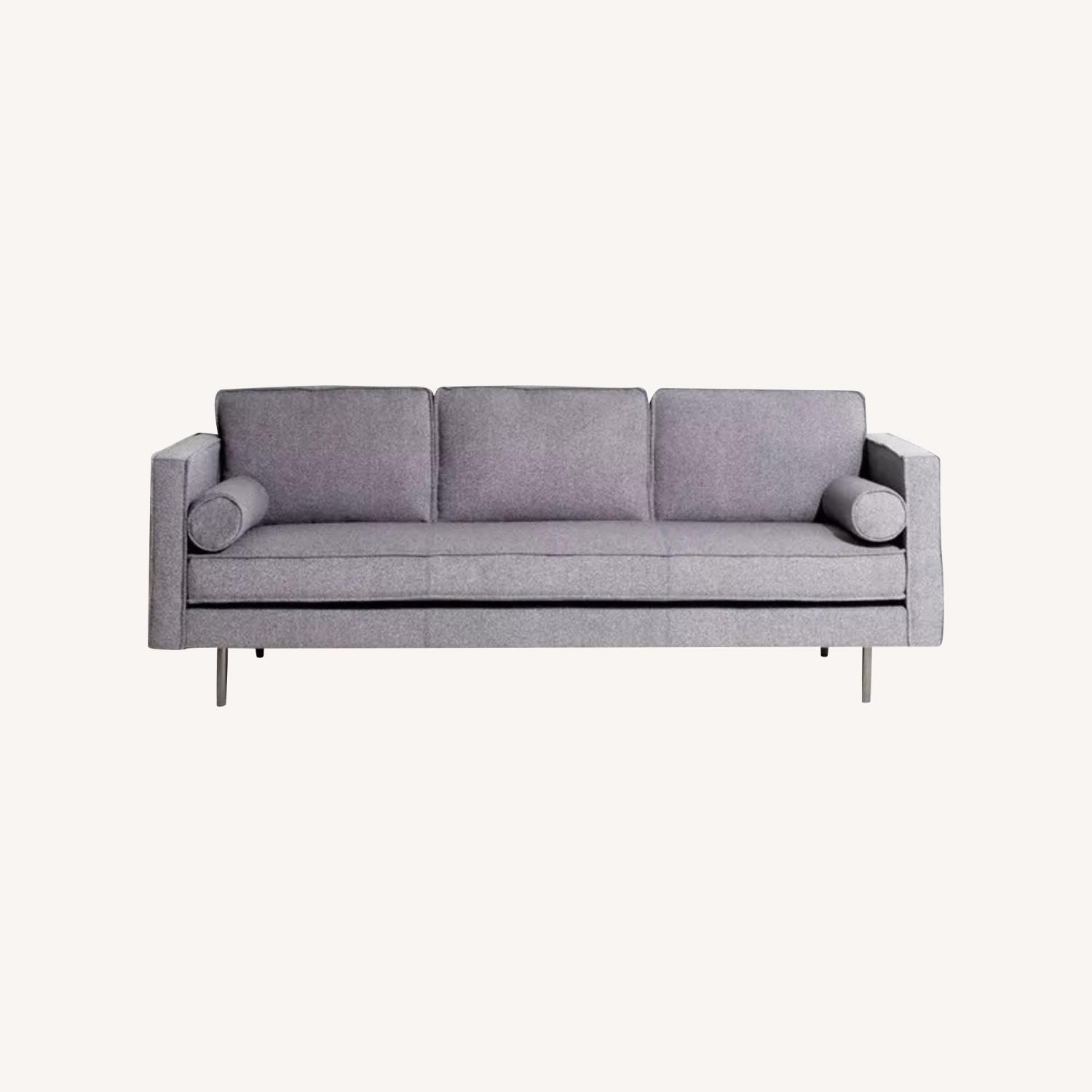 IKEA Gray 3-seater Comfortable Sofa - AptDeco