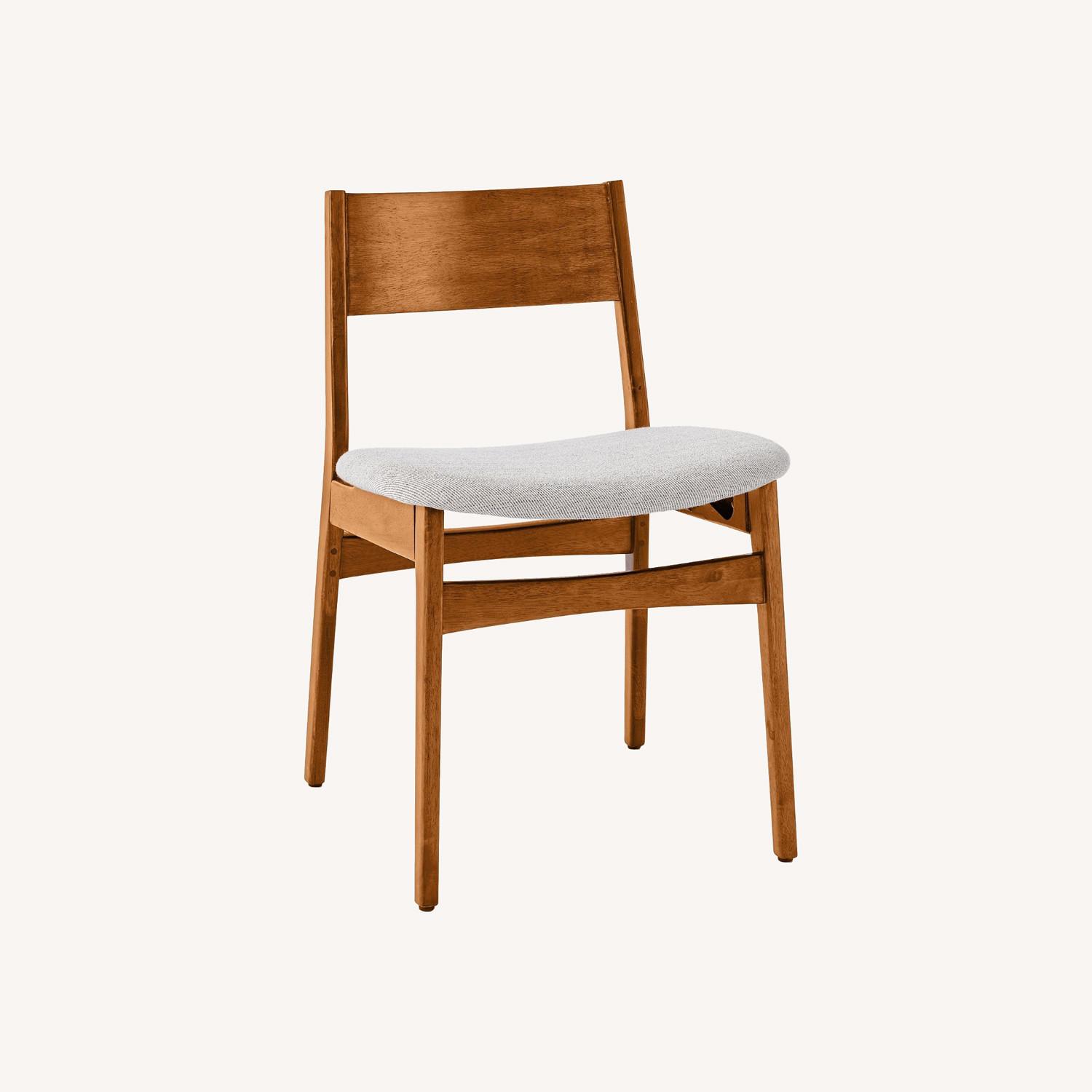 West Elm Baltimore Dining Chairs (Set of 2) Walnut - AptDeco