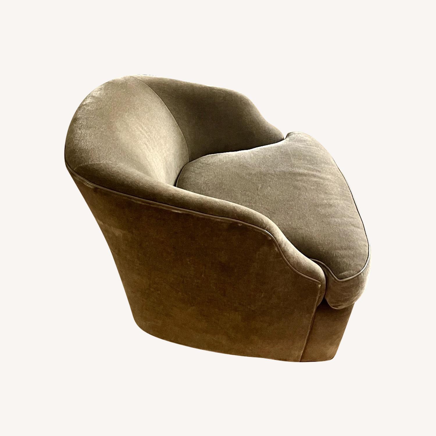 Velvet Swivel Mitchell Gold + Bob Chairs - AptDeco