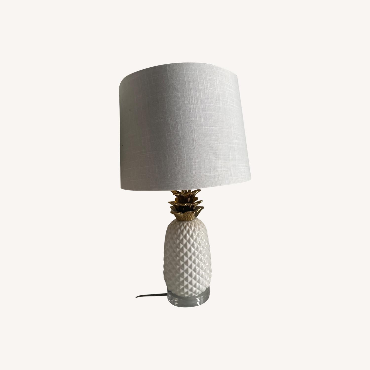 IKEA Pineapple Ceramic Table Lamp - AptDeco