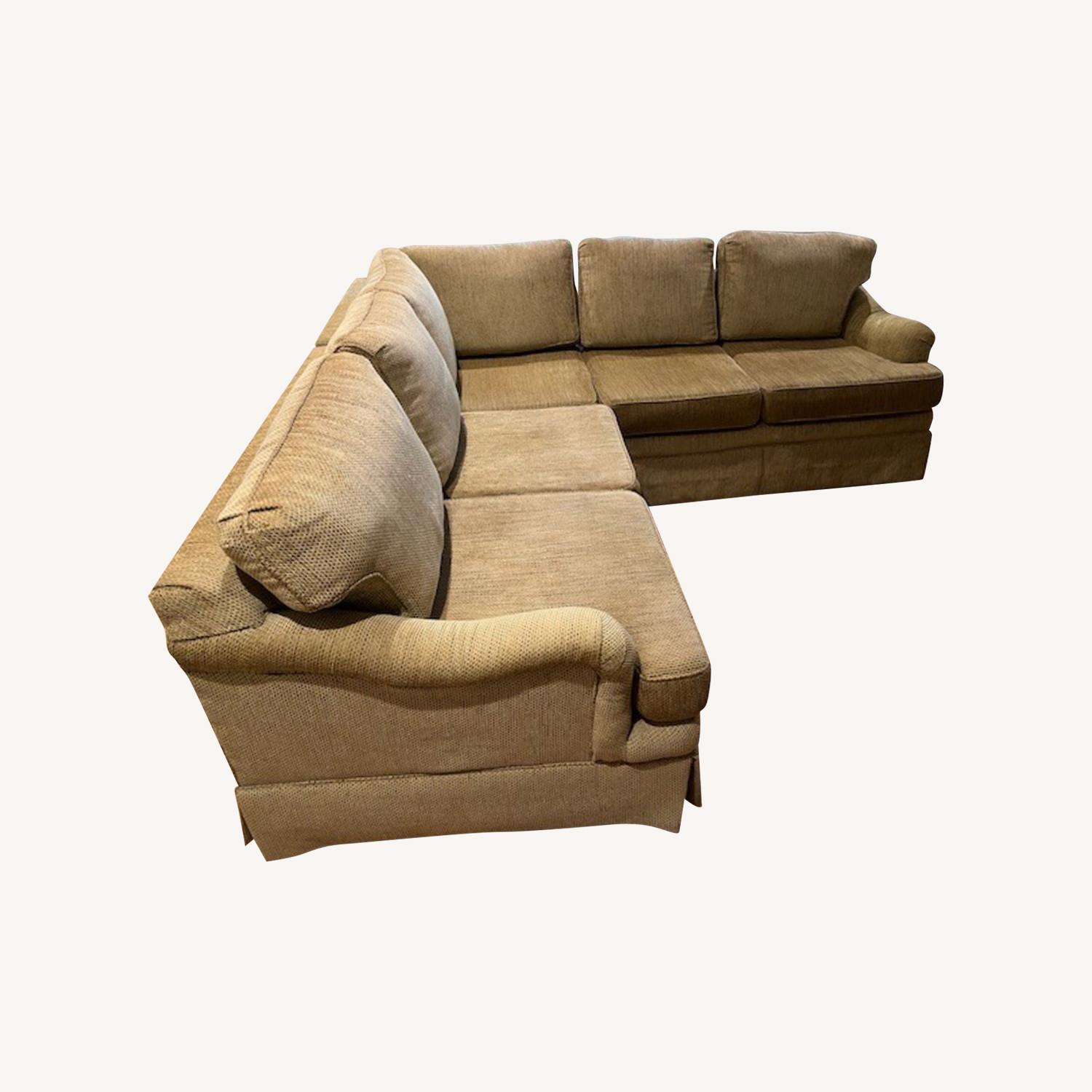 Ethan Allen Three-piece Sectional Sofa - AptDeco