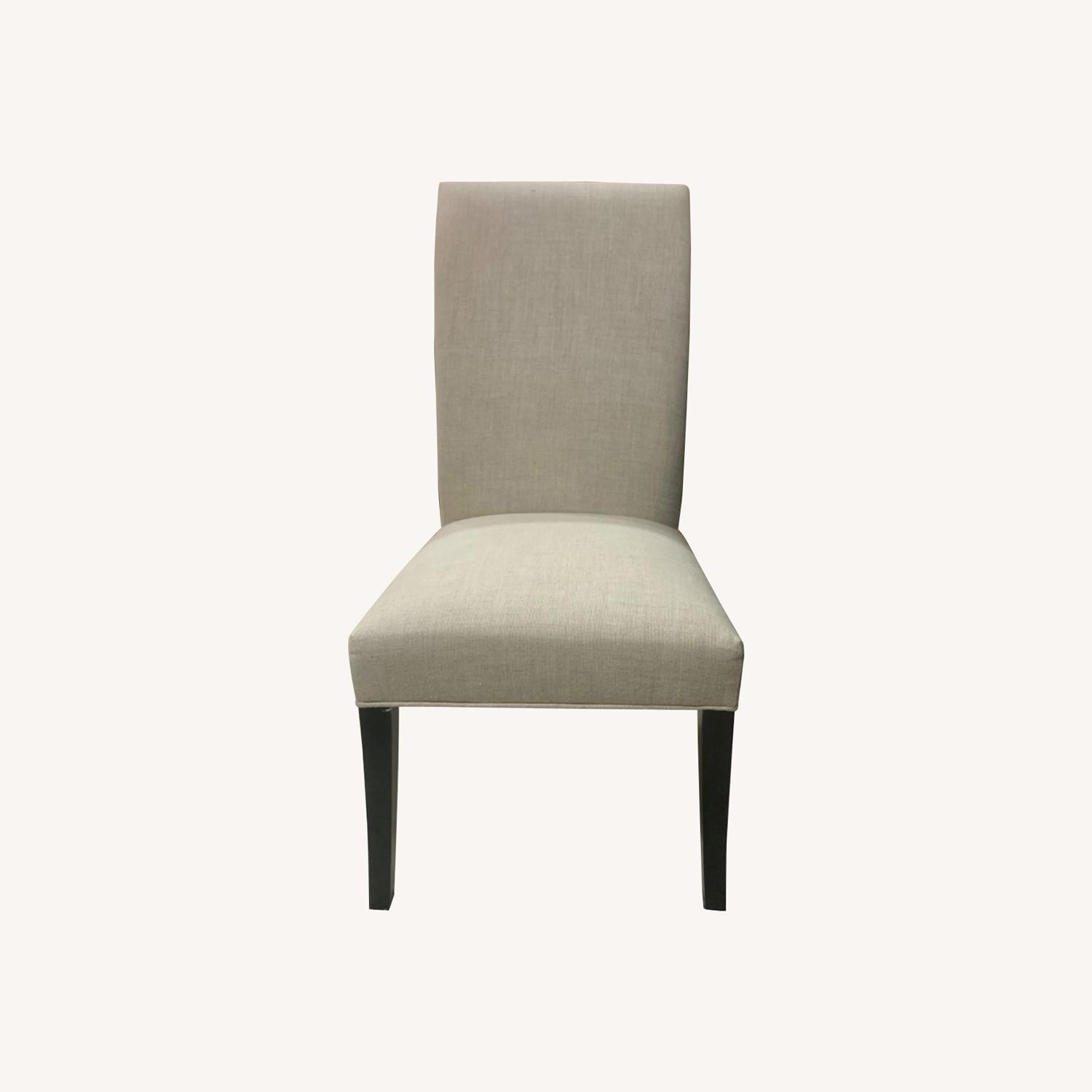 8 William Sonoma Belvedere White Dining Chairs - AptDeco
