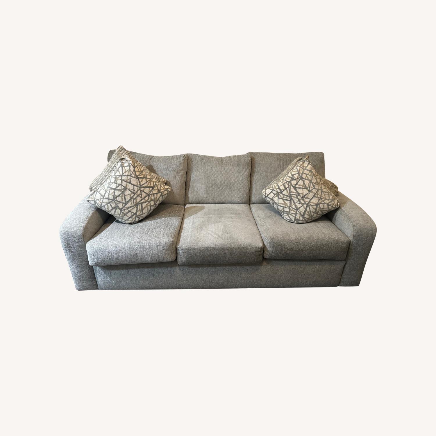 Colby Gray Micro Sleeper Sofa - AptDeco
