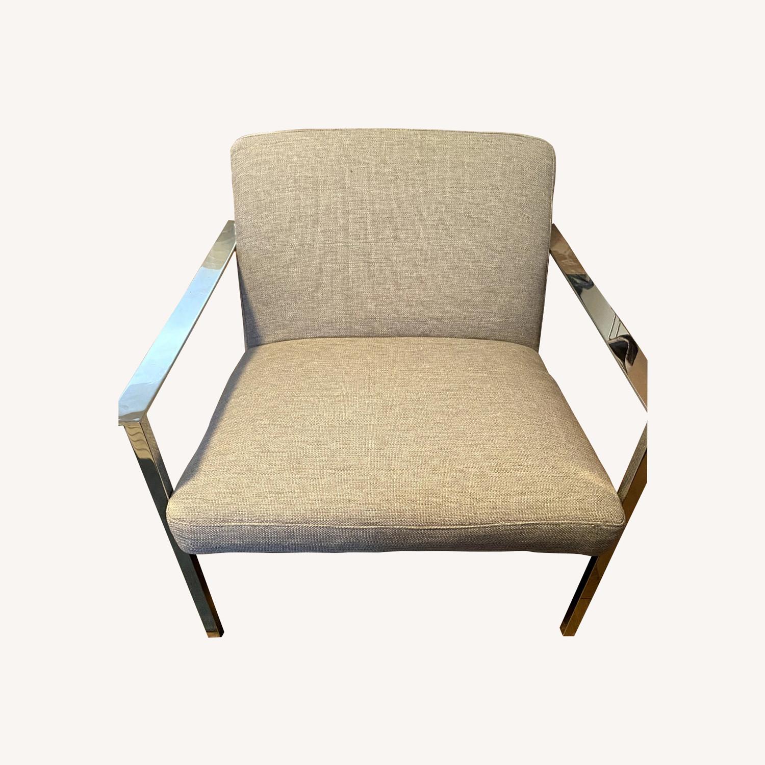 CB2 Grey Chair - AptDeco