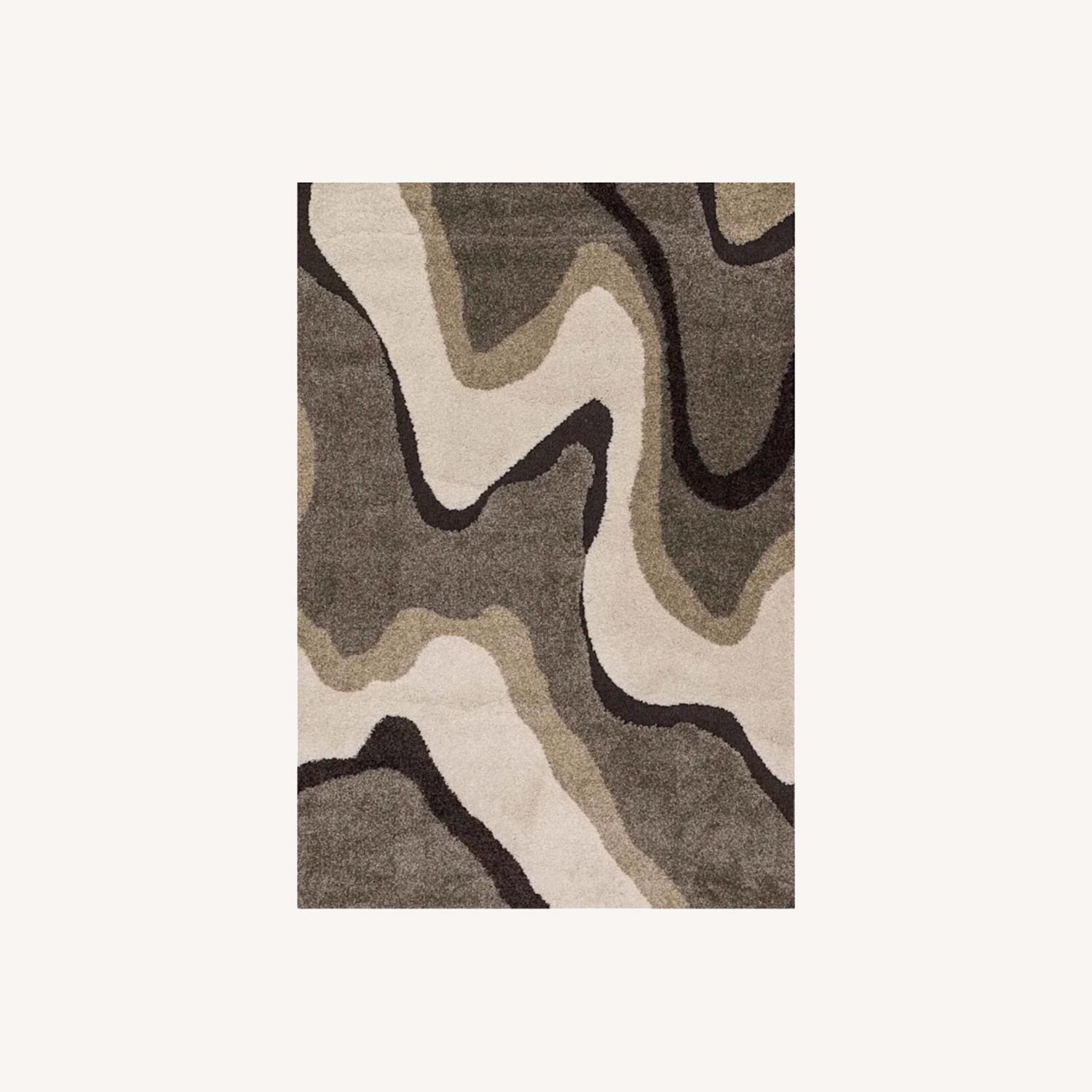 Sydney Waves Multi Area Rug, 8x10 - AptDeco