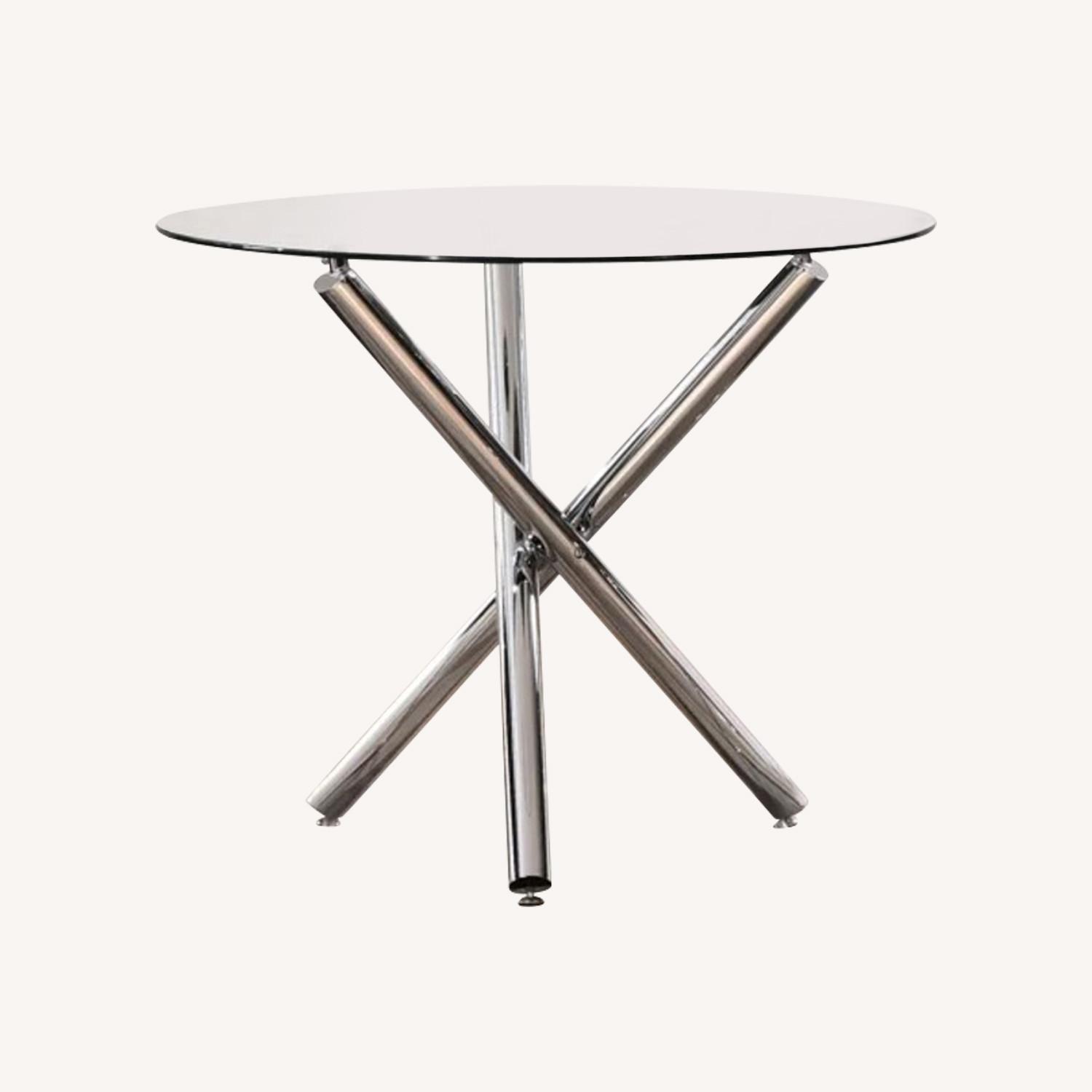 Glass Dining Table - AptDeco