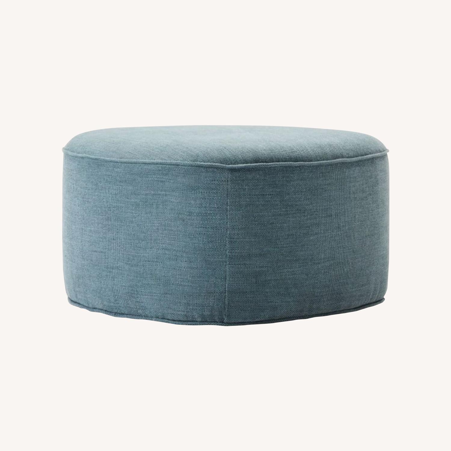 West Elm Pebble Ottoman - AptDeco