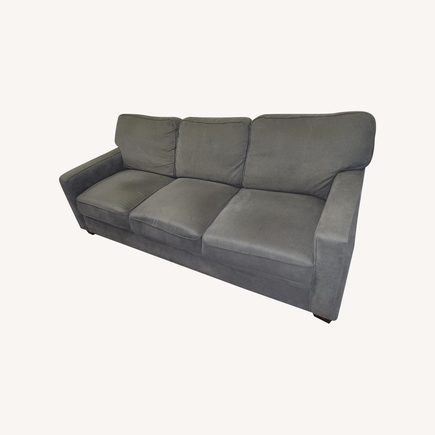 Macy's Comfy Grey 3 Seater Sofa - AptDeco