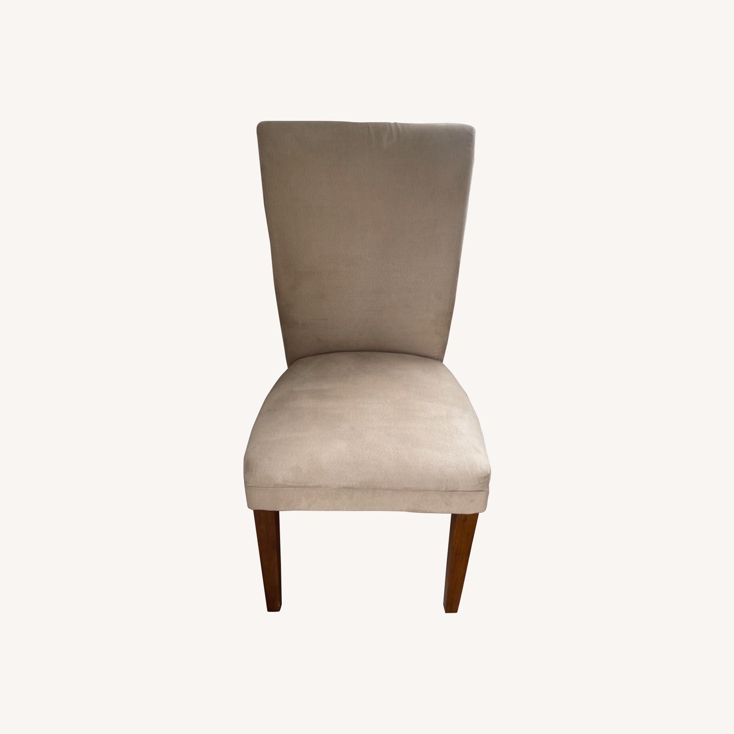 4 Suede Chairs - AptDeco