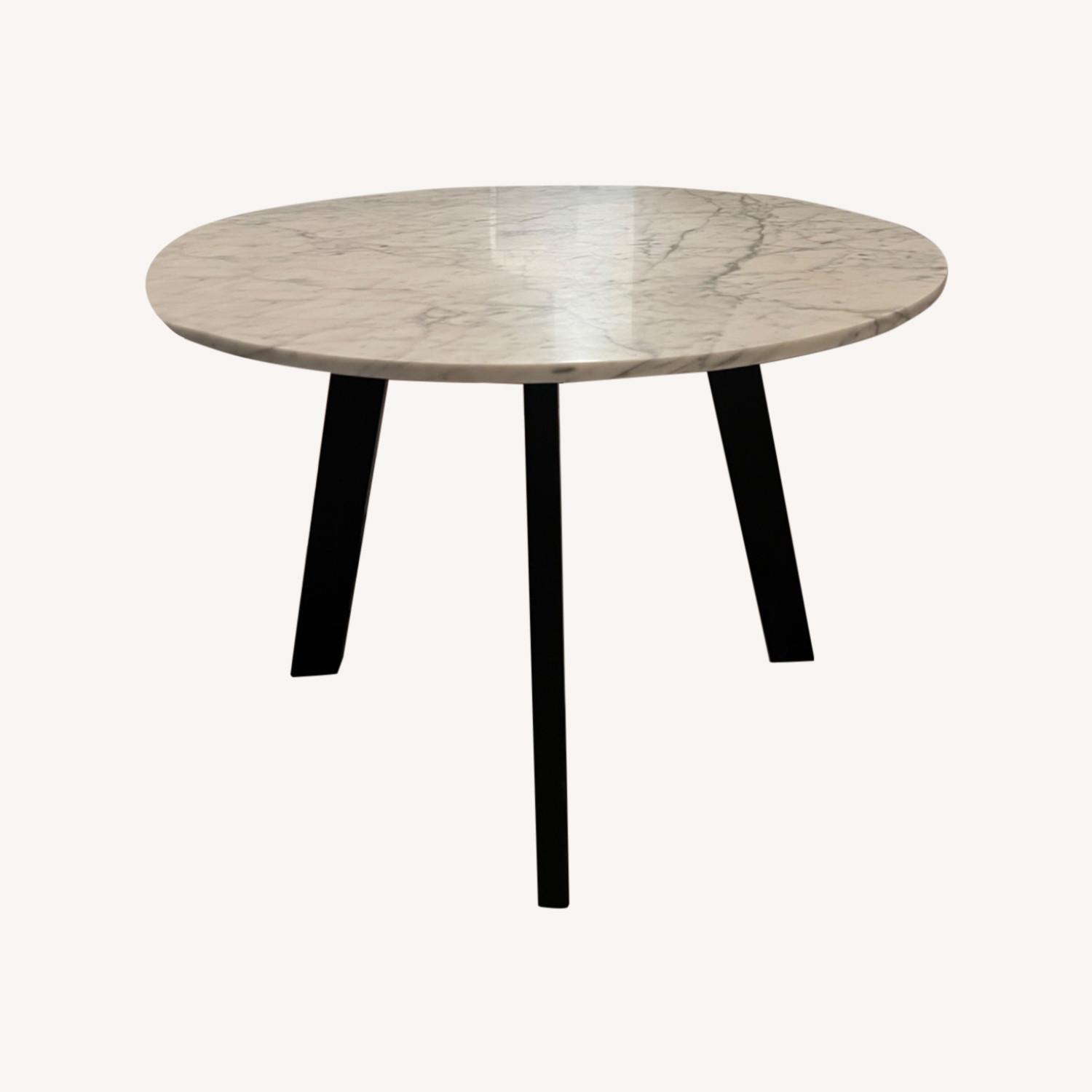 Blu Dot Marble Dining Table - AptDeco