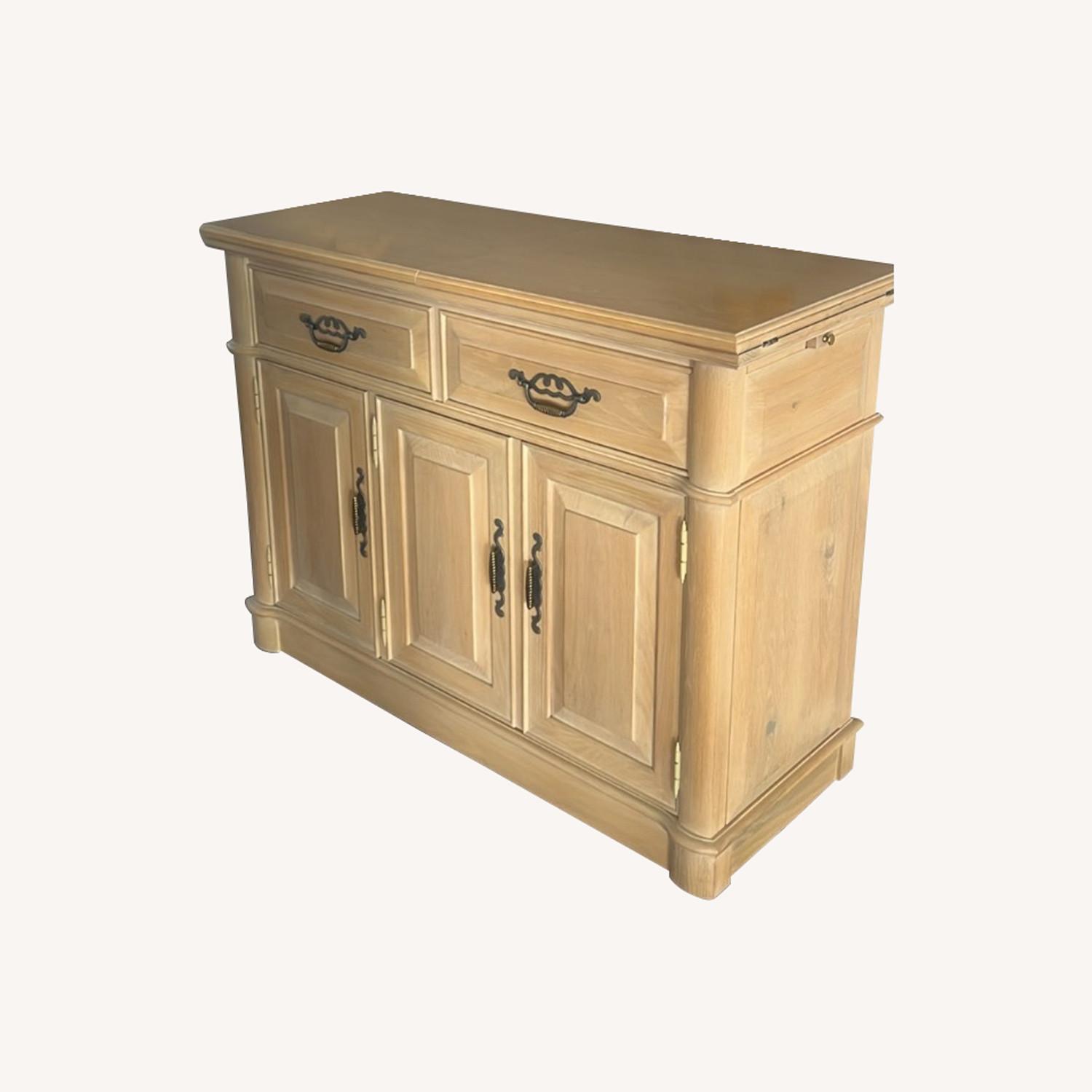 Thomasville Furniture Industries Whitewashed Buffett 1980s - AptDeco