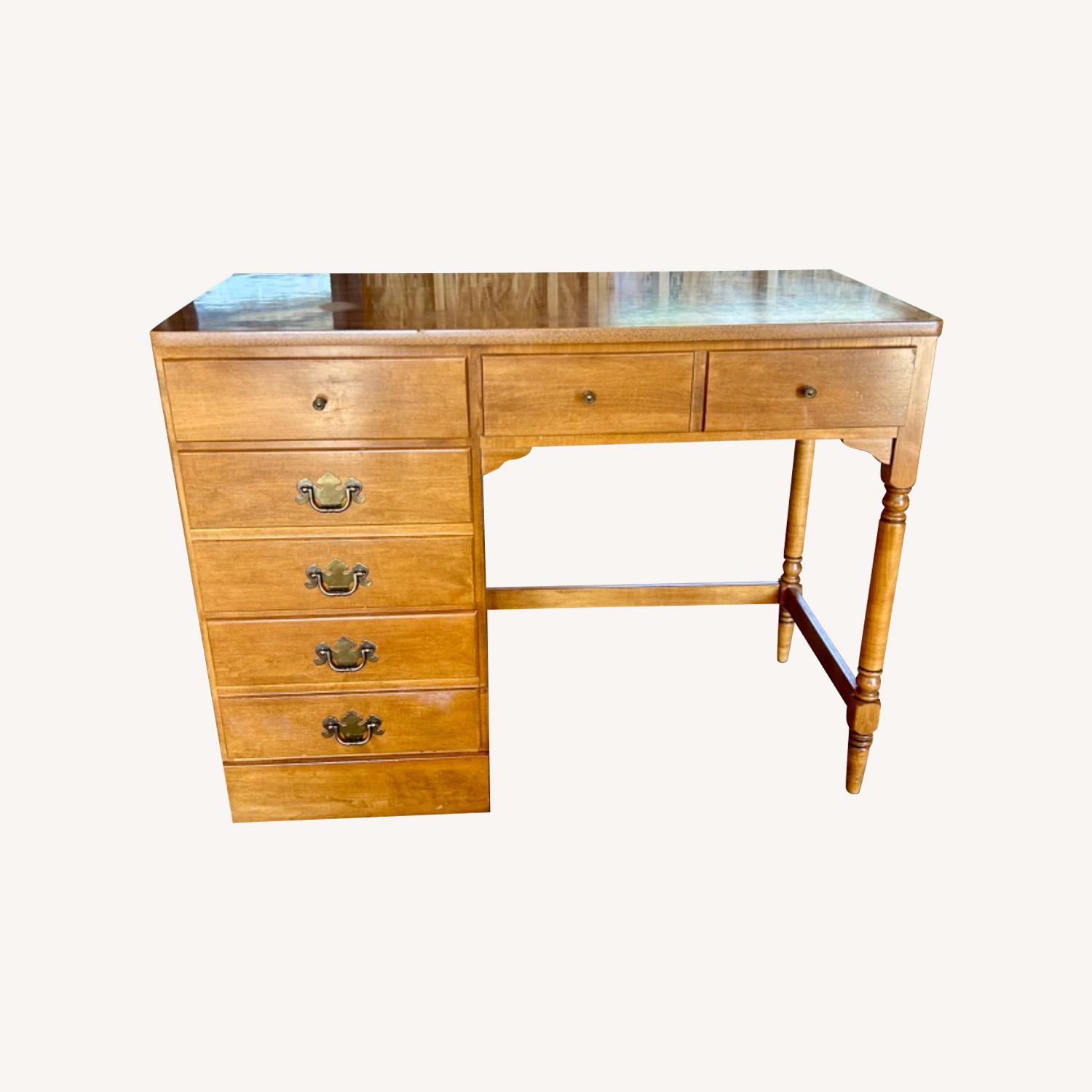 Vintage Ethan Allen Heirloom Writing Desk - AptDeco
