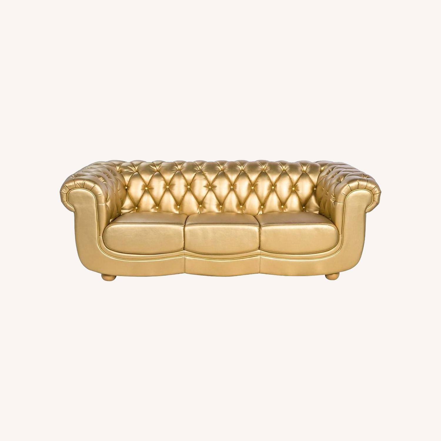 Gold Sparrow Gold Couch - AptDeco