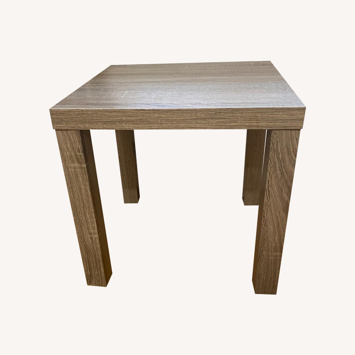 Home Basics MDF Square Side Table, Ash x 2 - AptDeco