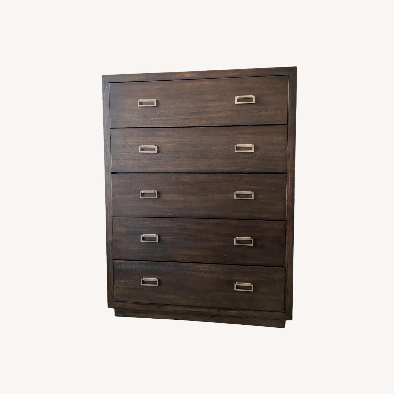 Ashley Furniture Hyndell Five Drawer Chest - AptDeco