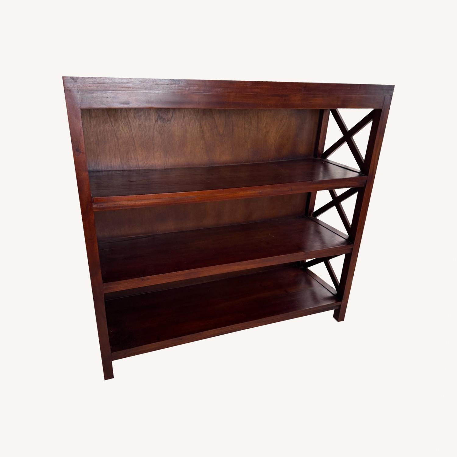 Solid Wood Bookcase - AptDeco