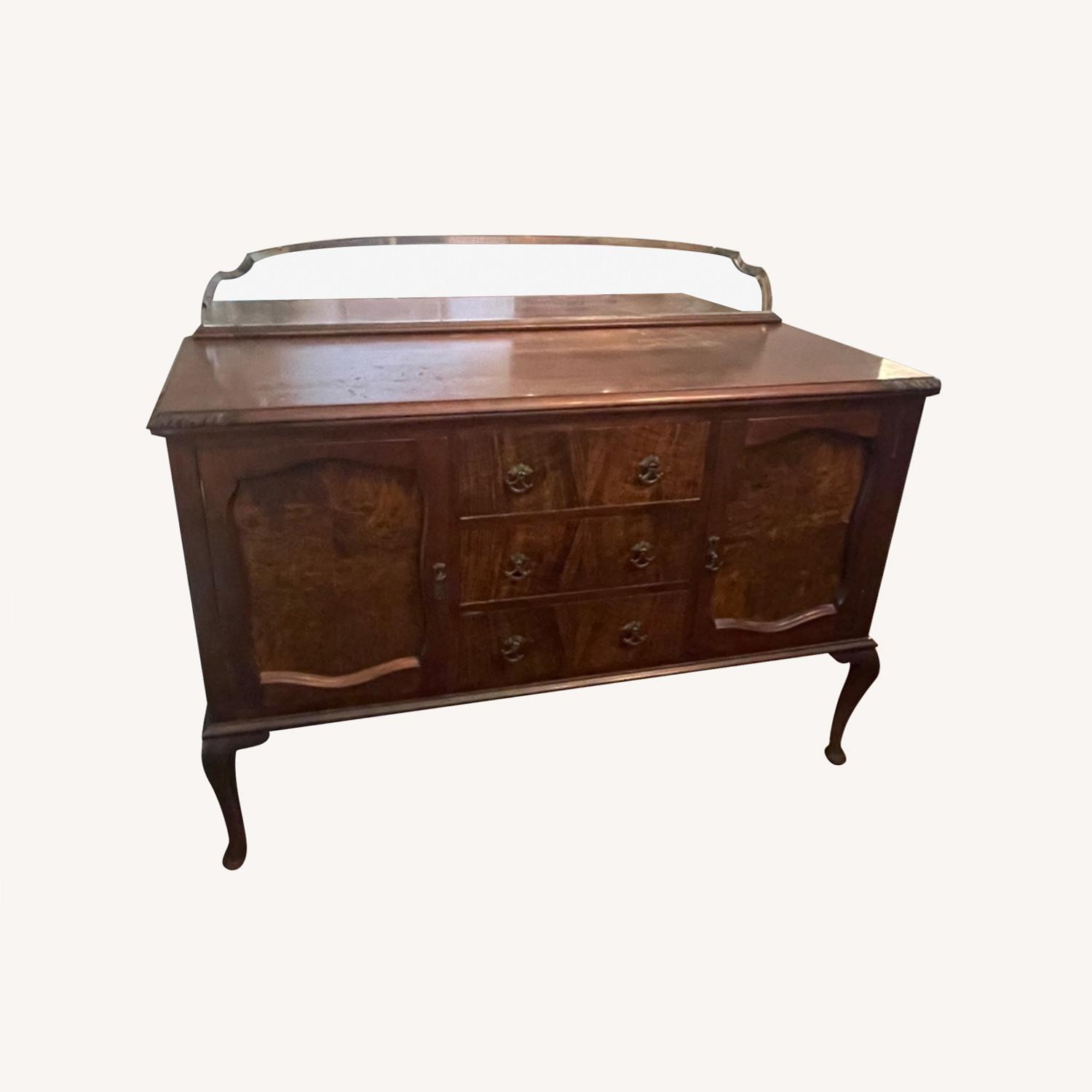 Antique Sideboard Buffet Solid Wood - AptDeco