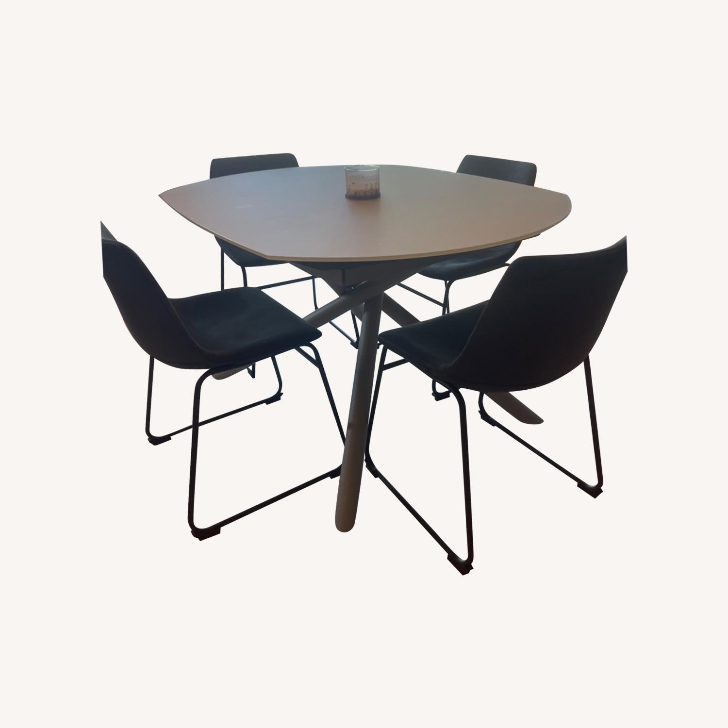 Moreno Astro Extendable Dining Table with Chairs - AptDeco