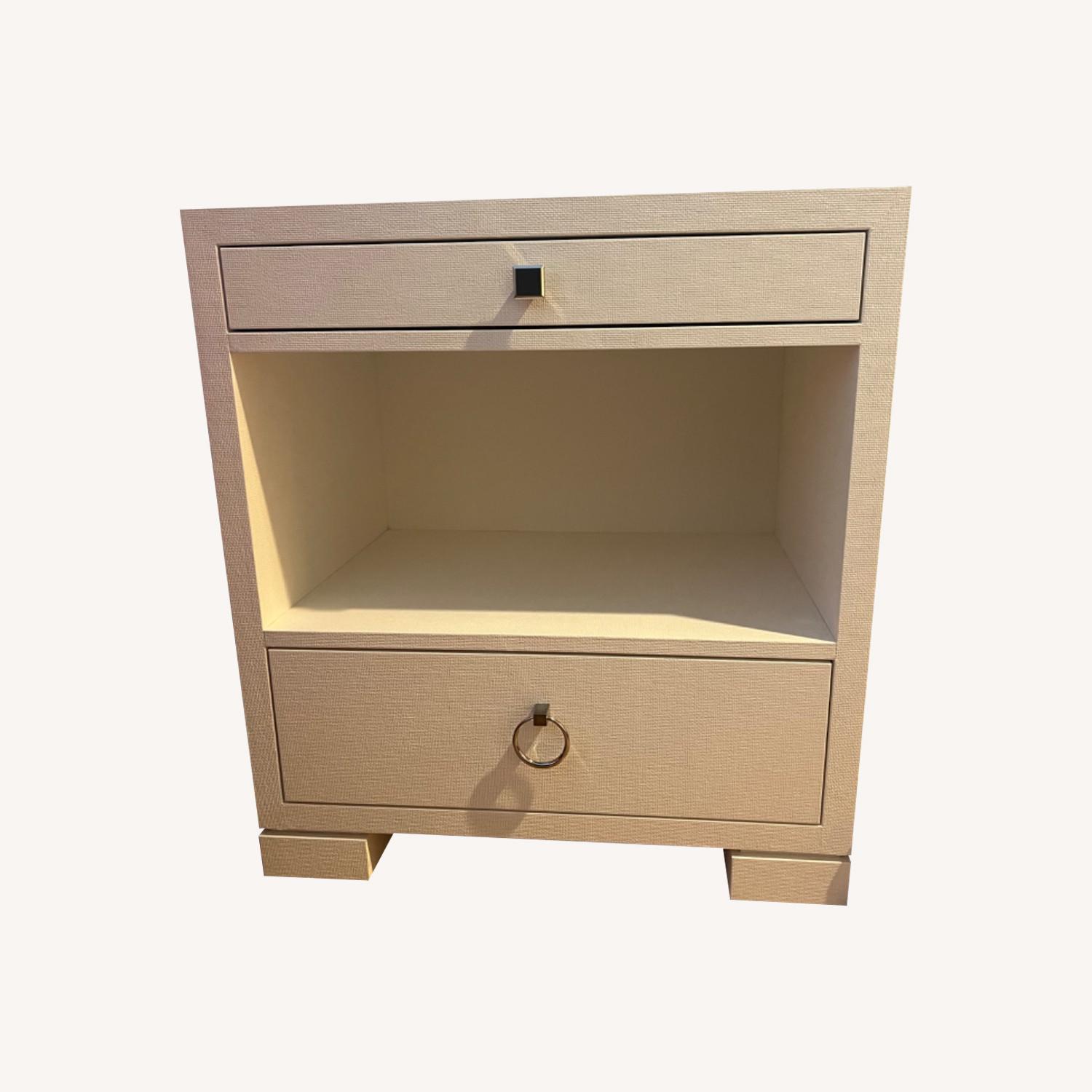 Frances 2 Drawer Side Table - AptDeco