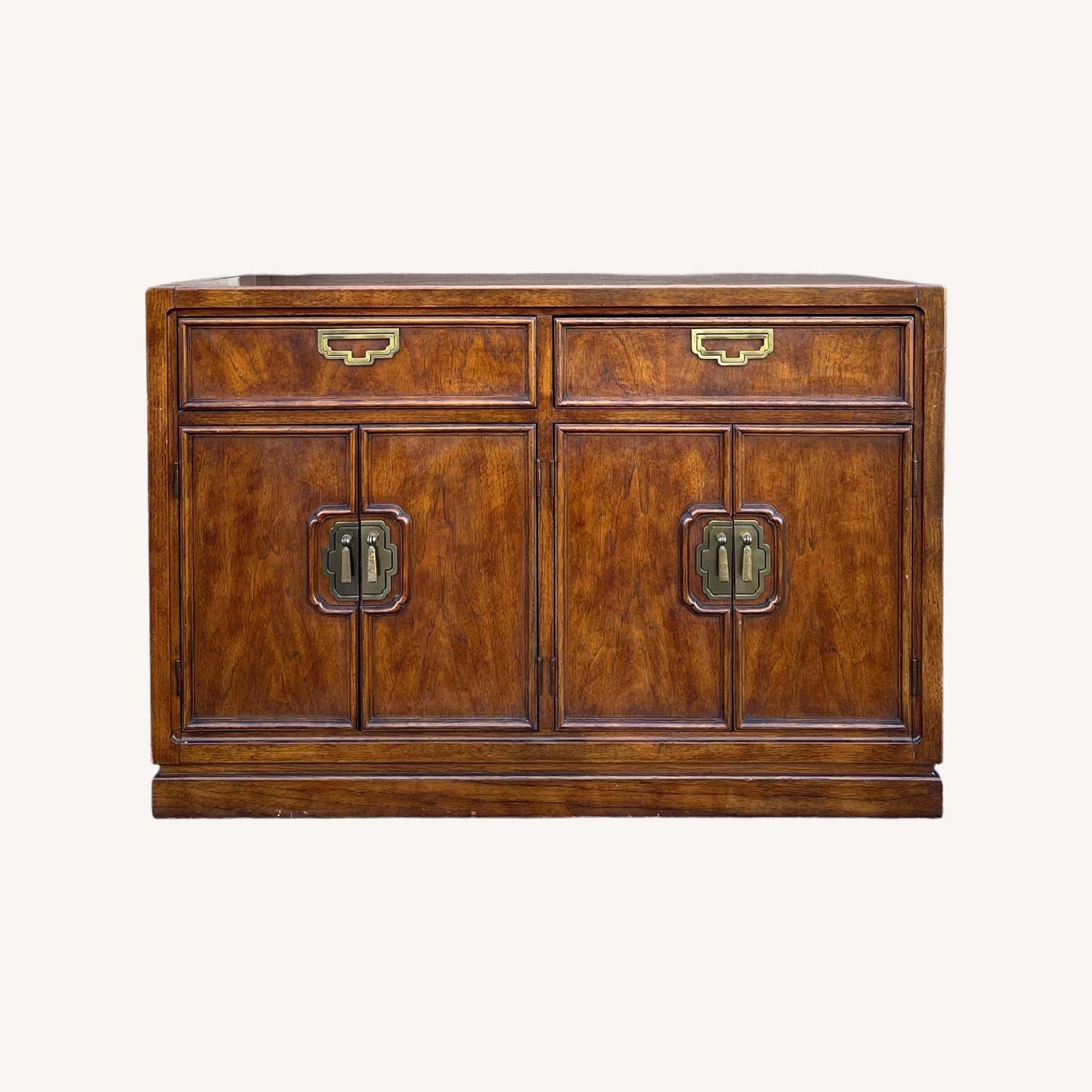 Vintage Thomasville Campaign-Style Sideboard - AptDeco