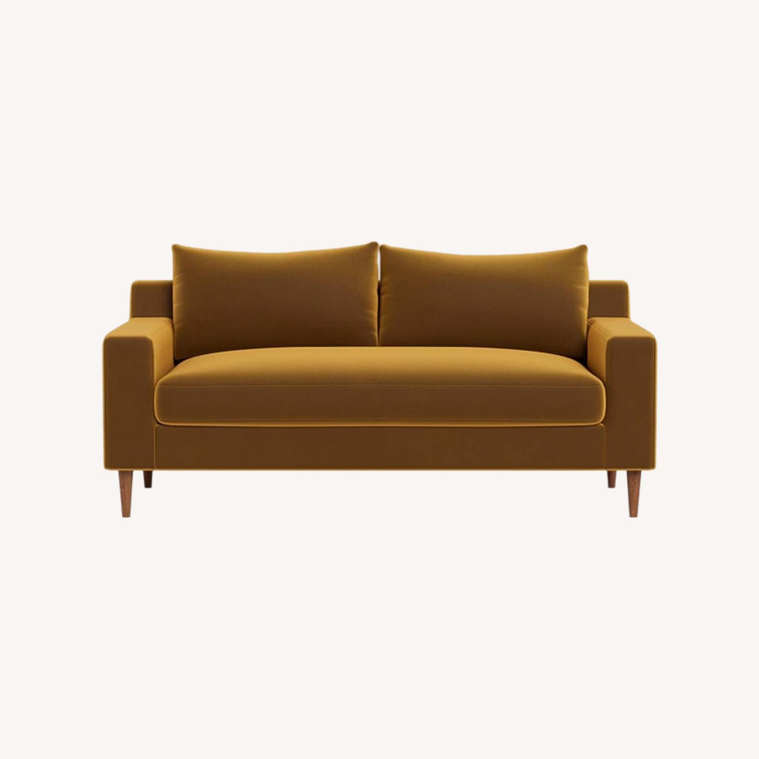 Interior Define Sloan Loveseat - Marigold - AptDeco