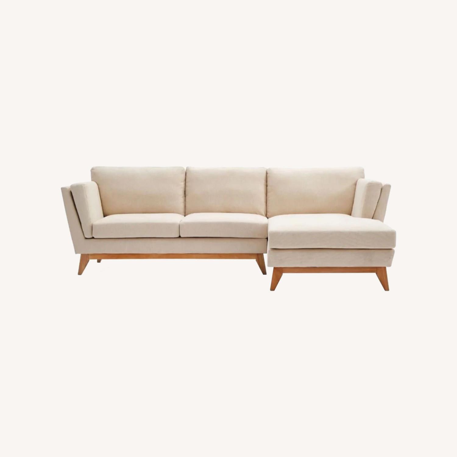 Wayfair Valyou Light Beige Sofa - AptDeco